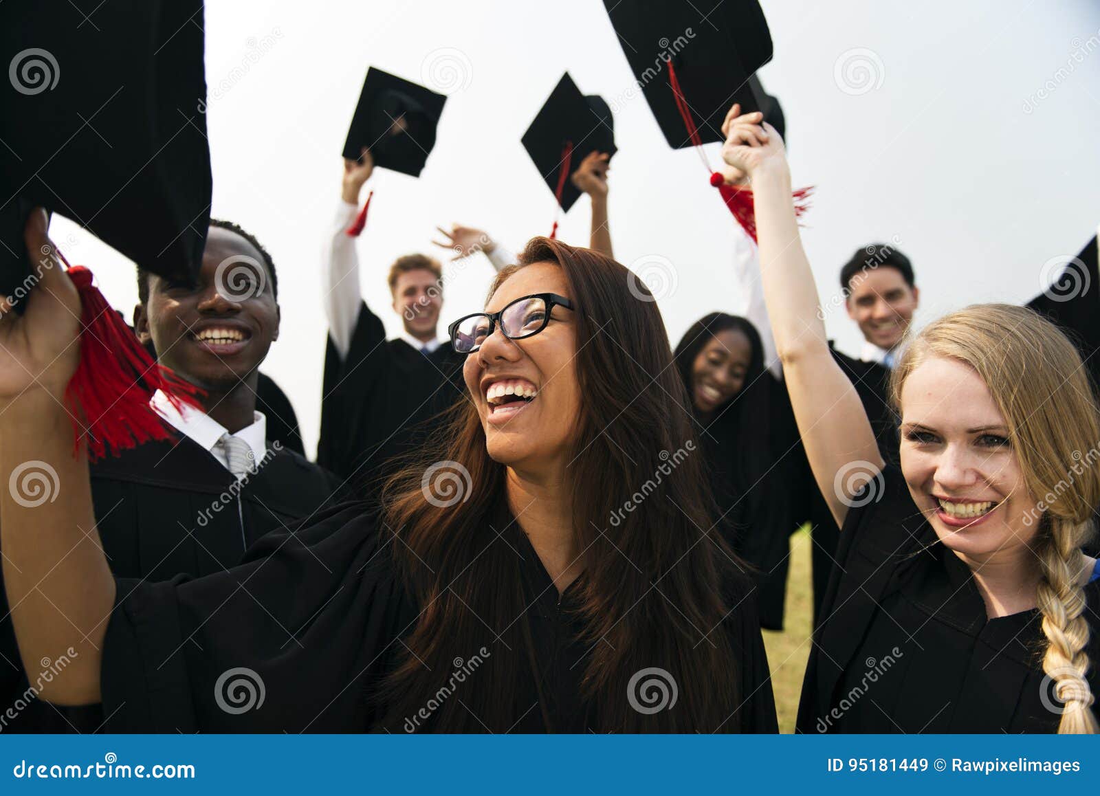 Graduation Achievement Student School College Concept Stock Image ...