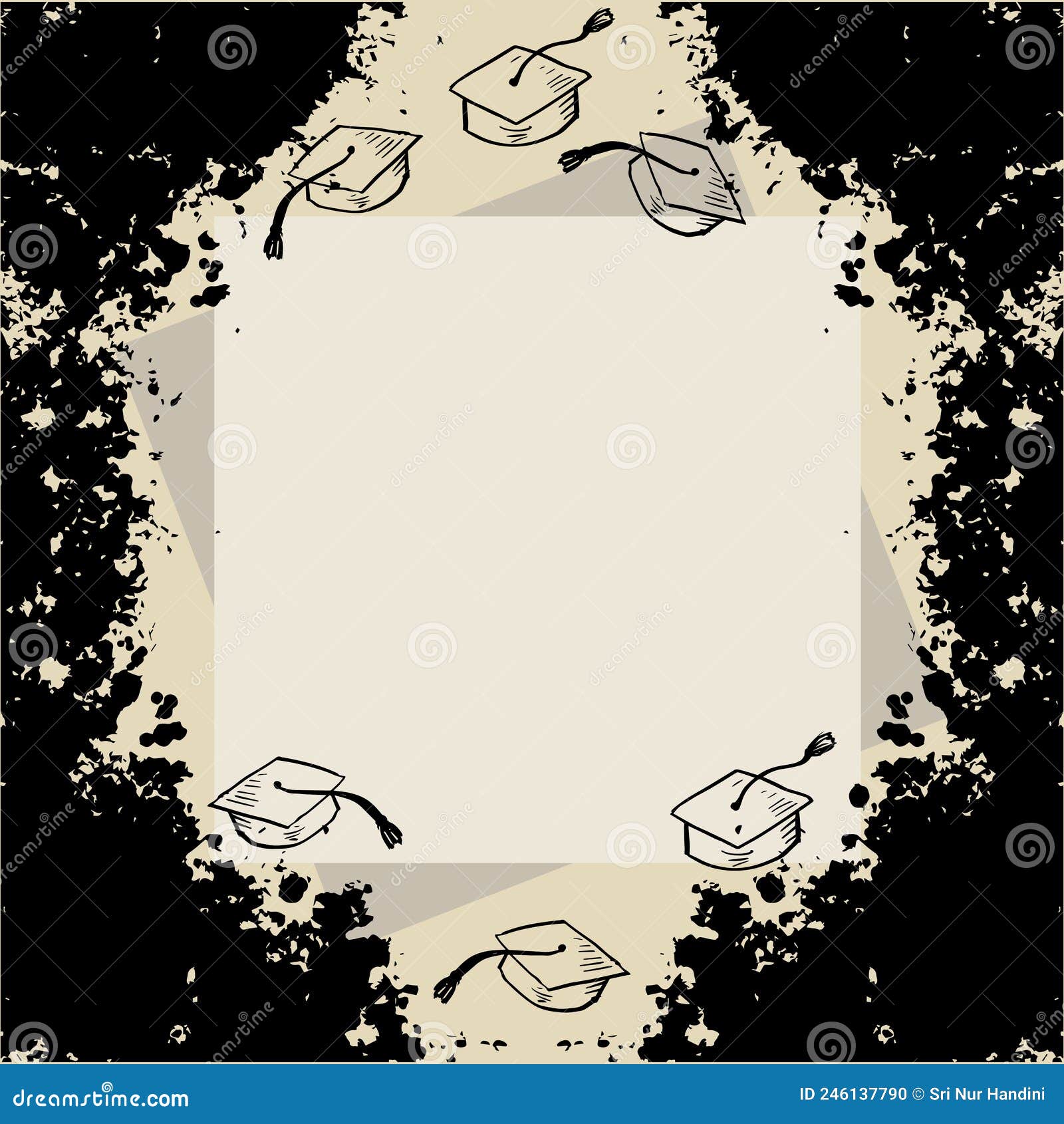 Graduation background stock illustration. Illustration of grunge ...