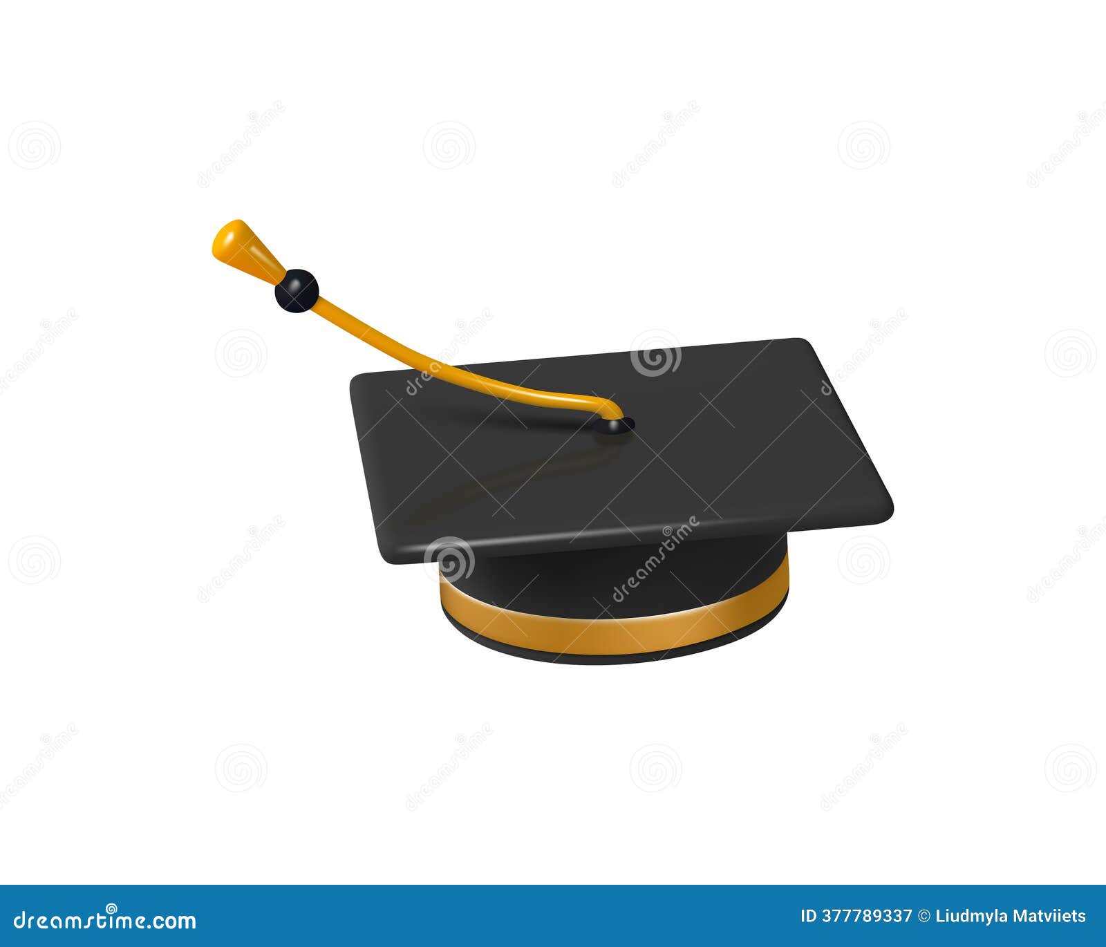 Graduation Cap - Black Icon Cartoon Vector | CartoonDealer.com #137979297