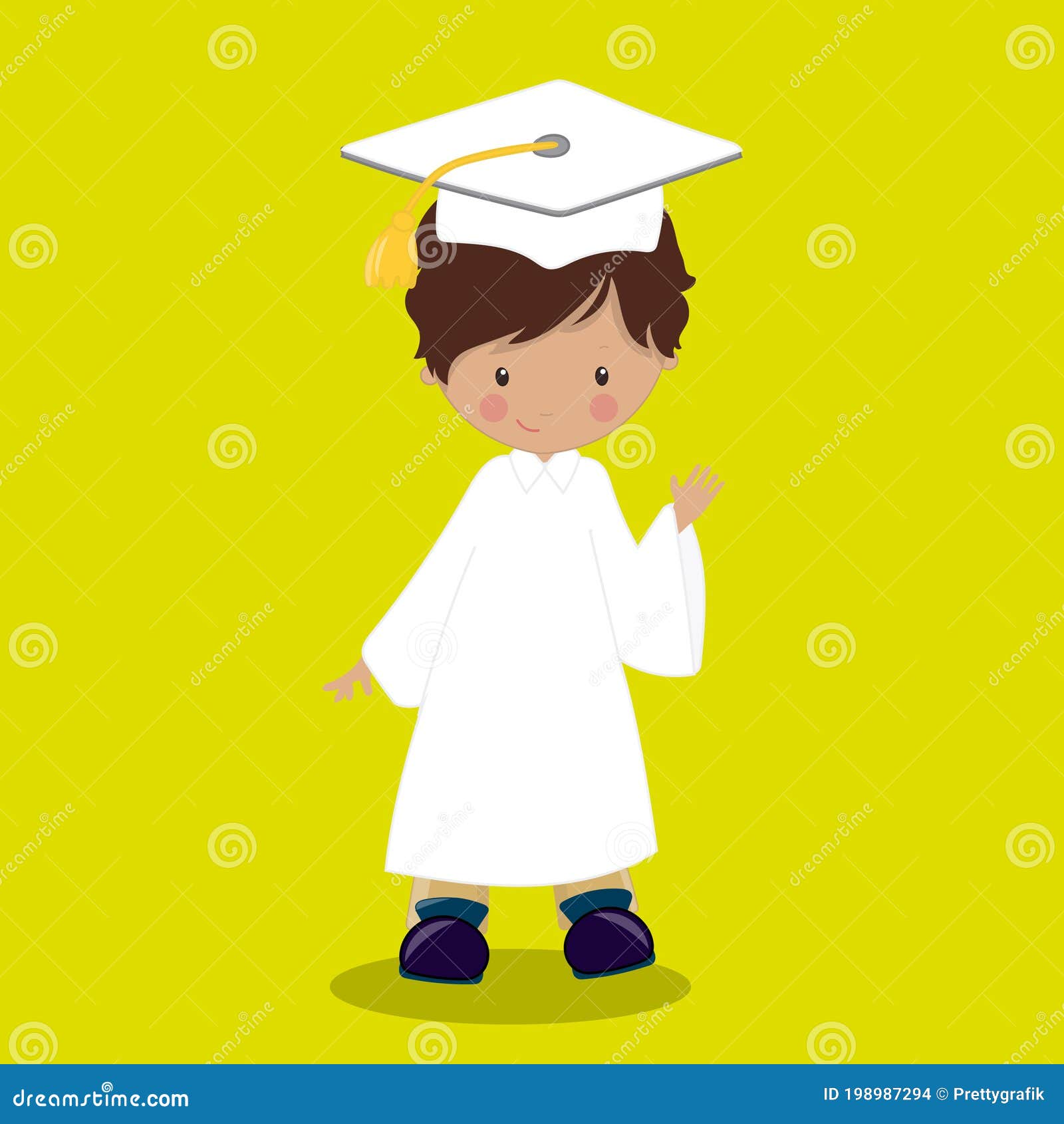 Graduation Boy 06 stock vector. Illustration of cartoon - 198987294
