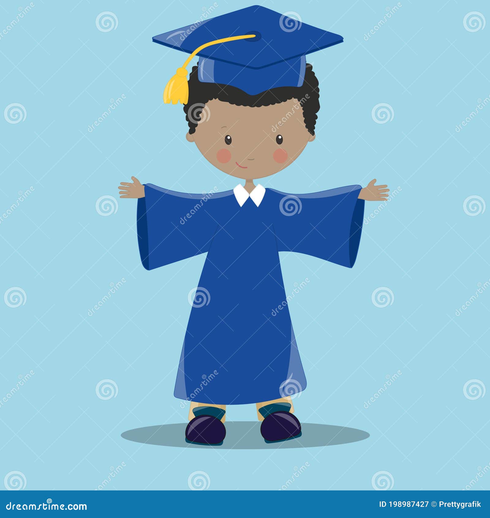 Graduation Boys Hands Up2=06 Stock Vector - Illustration of hands ...
