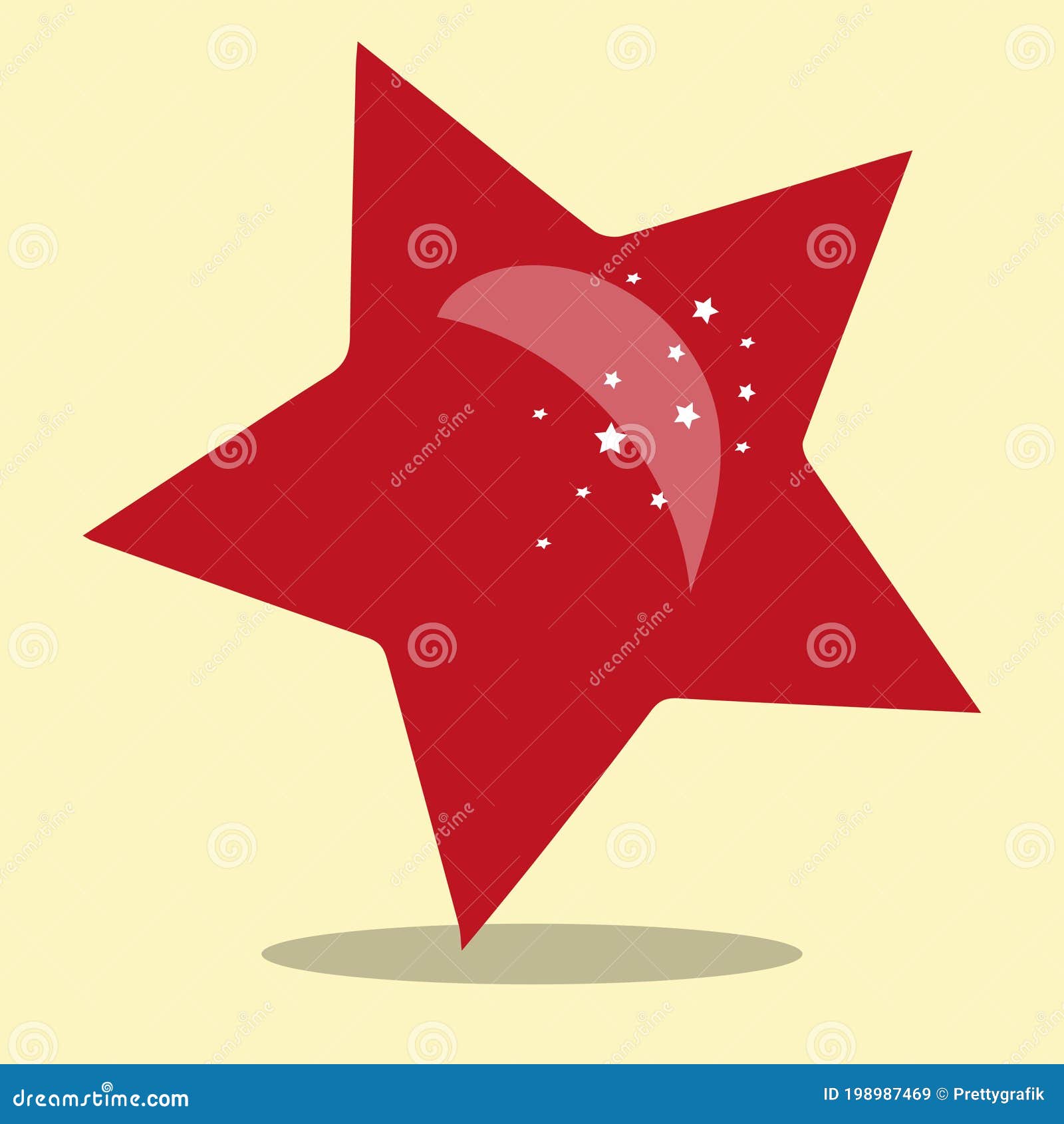 Graduation Boys Red Star 12 2 Stock Vector - Illustration of vector ...