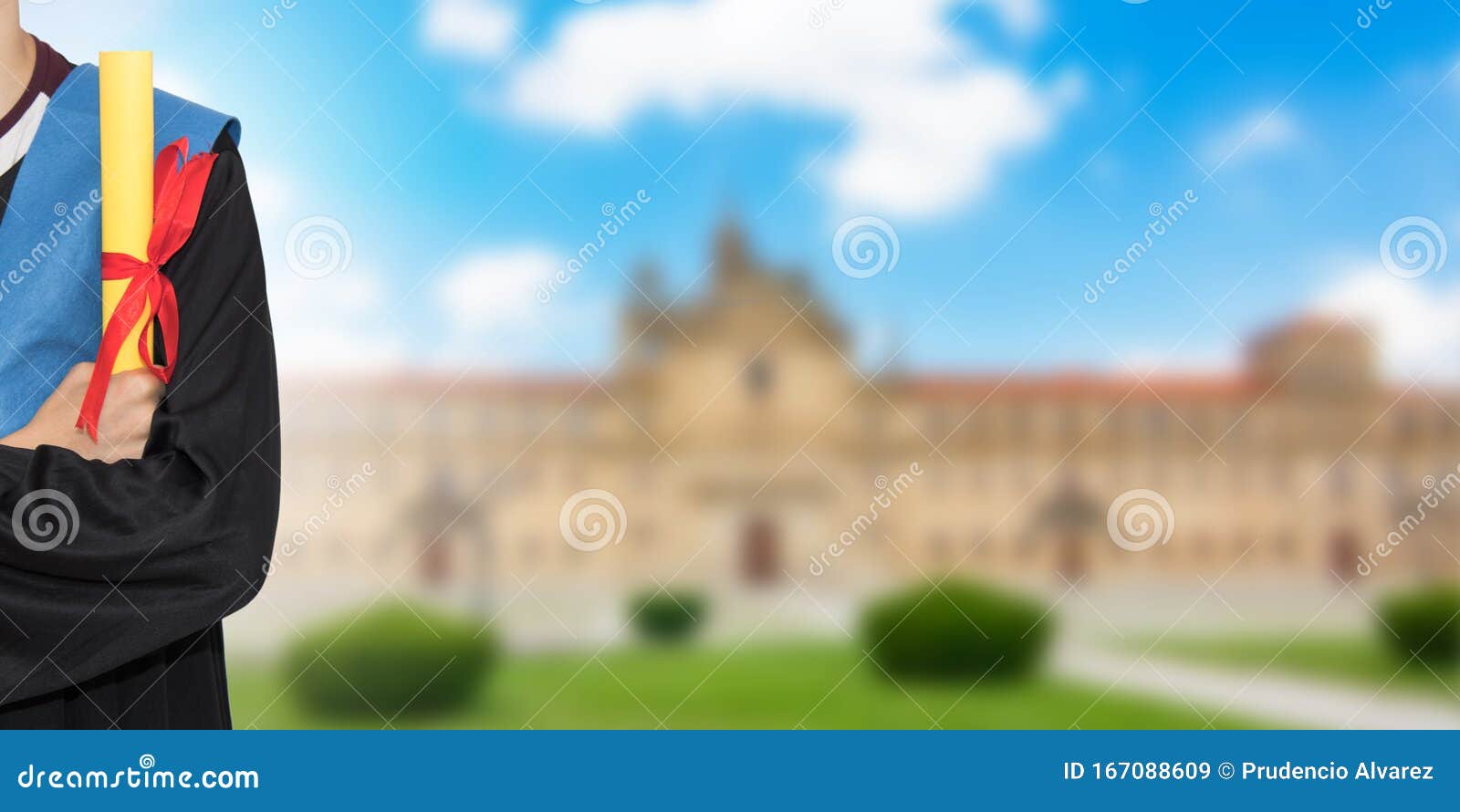 Graduation on campus stock image. Image of graduation - 167088609