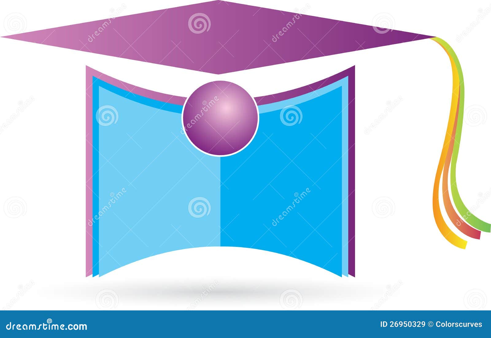 Graduation Hat Logos Or Labels Stock Illustration | CartoonDealer.com ...