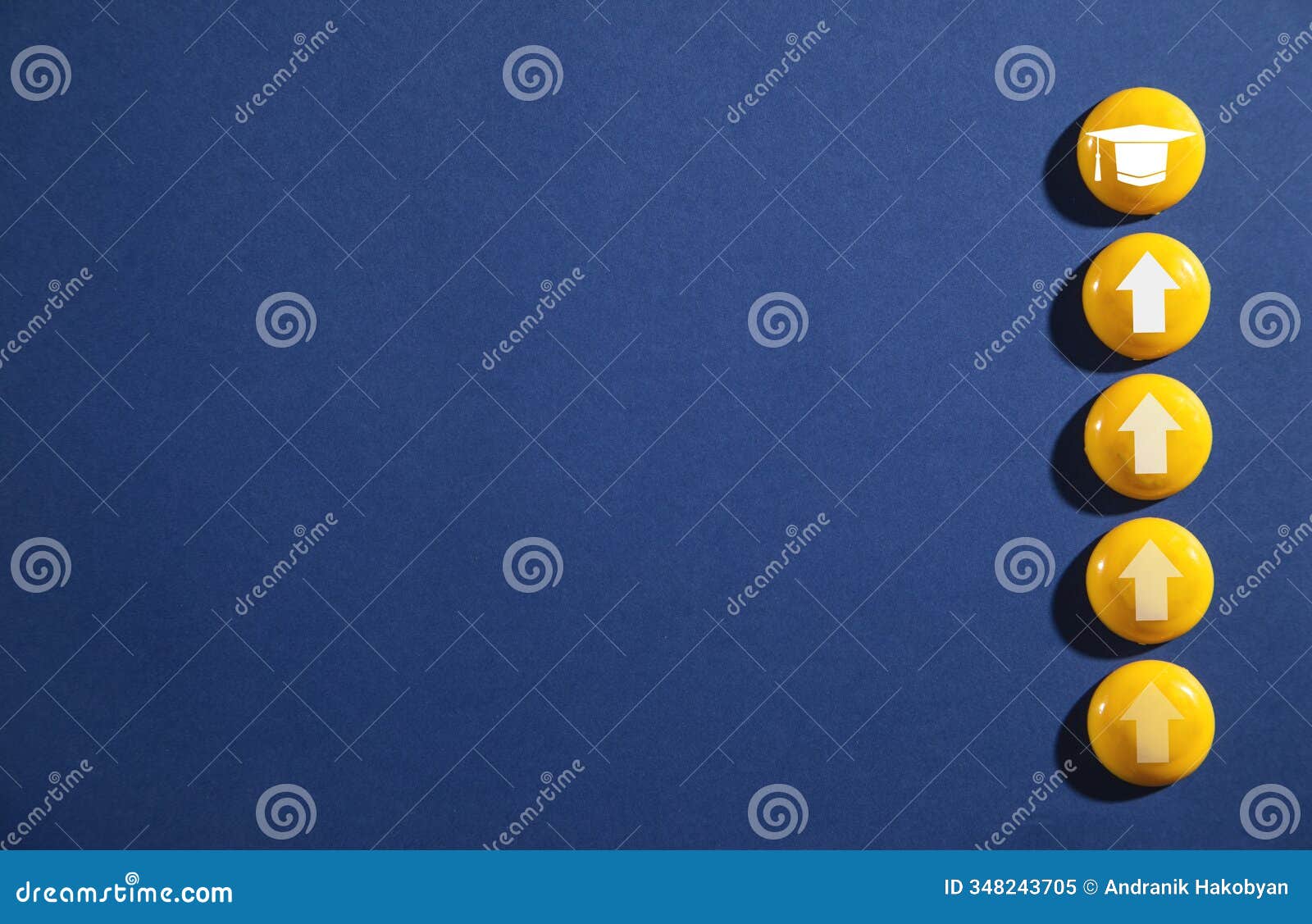 Graduation Cap with a Arrows. Education Stock Illustration ...