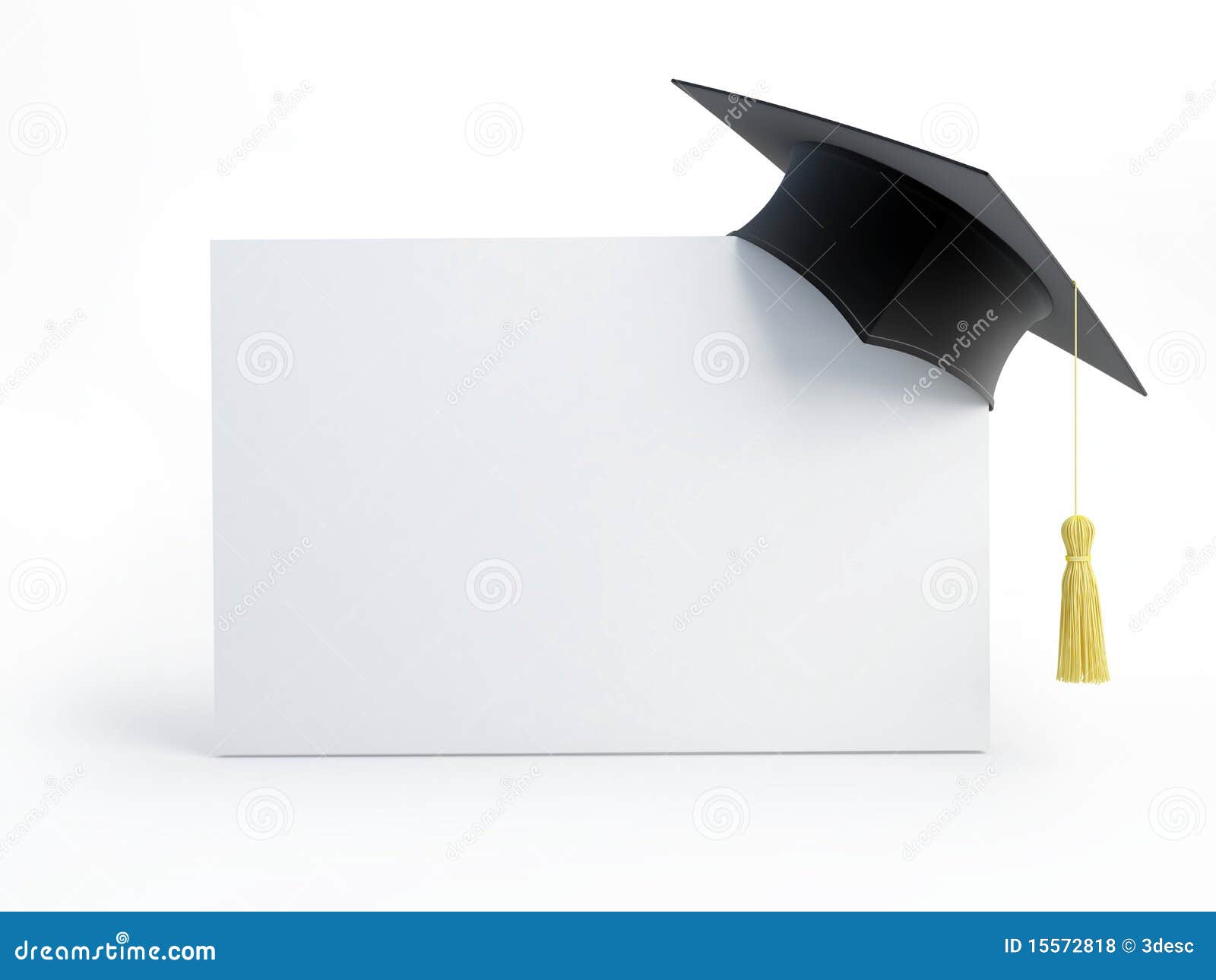 Graduation Hat With A Blank Diploma Royalty-Free Stock Photography ...
