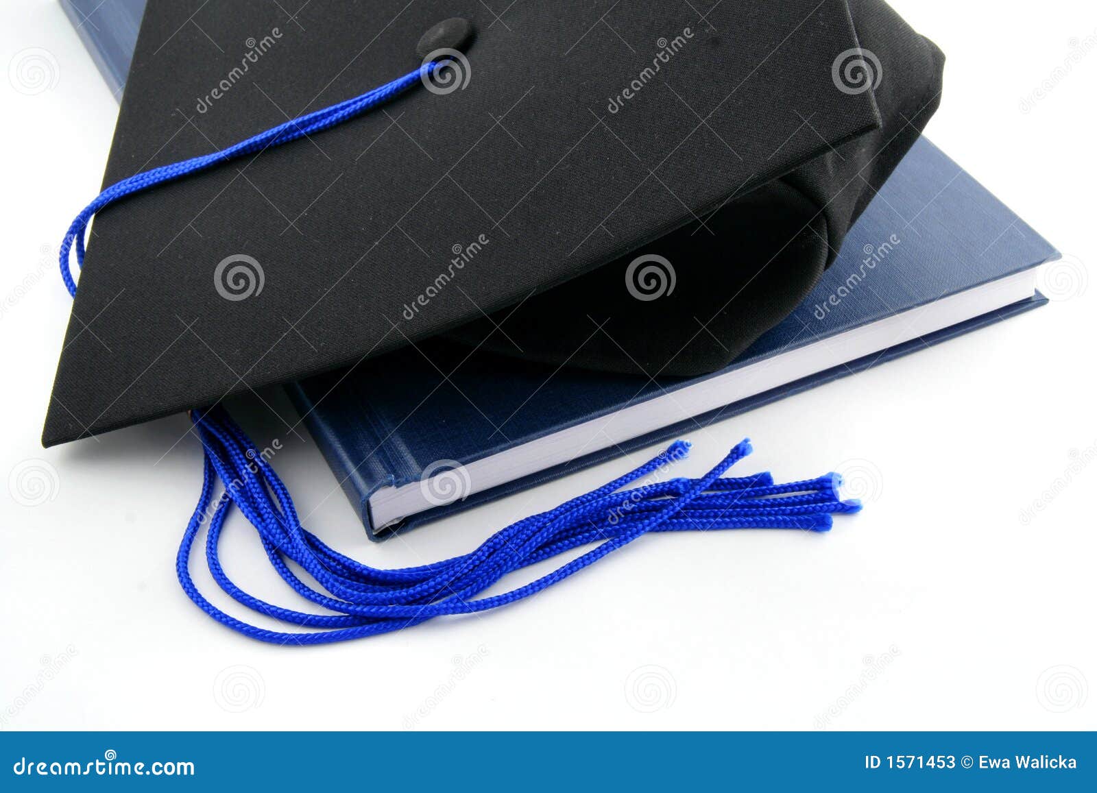 Graduation Cap And Book Royalty-Free Stock Photography | CartoonDealer ...