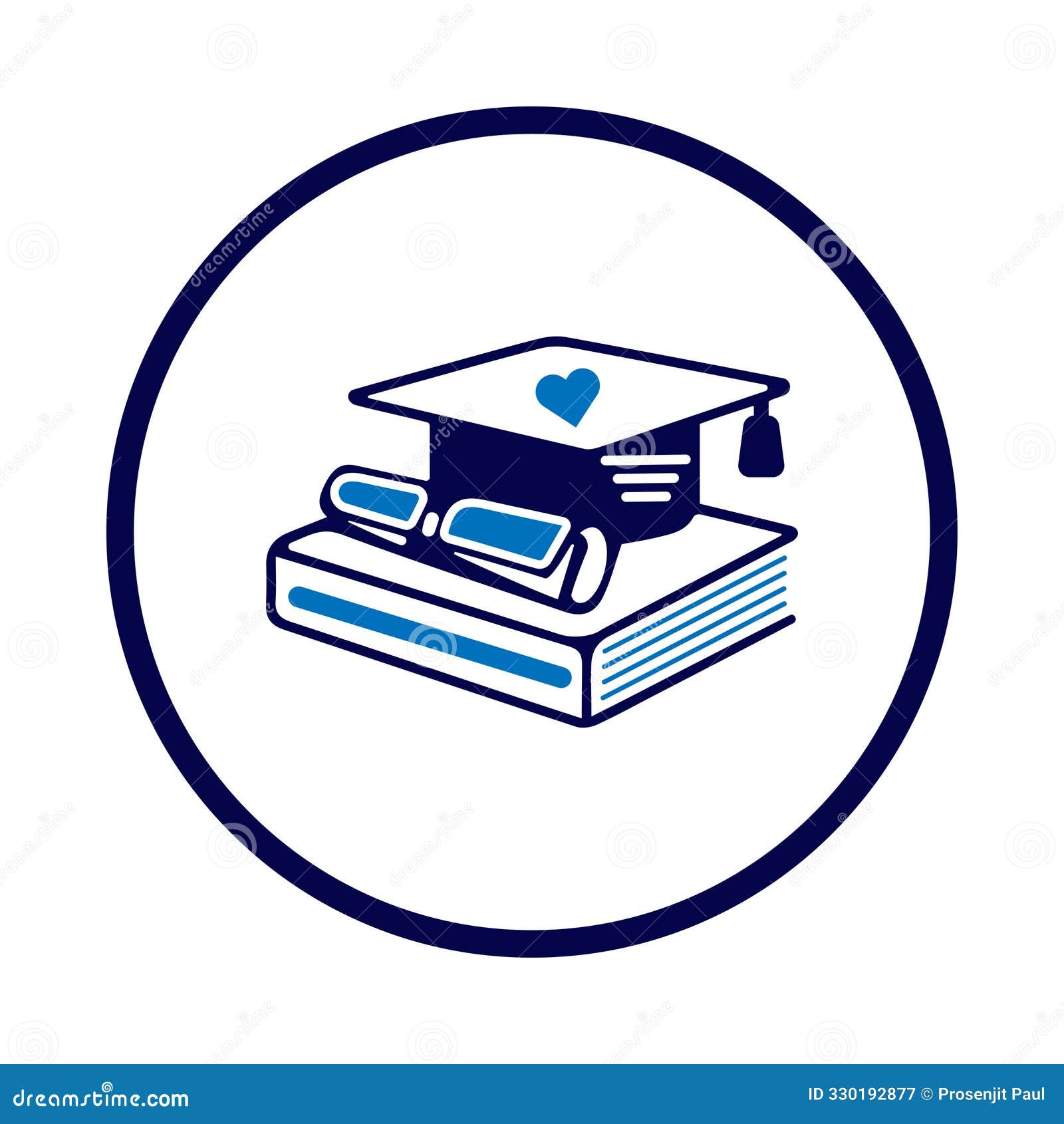 Graduation, Cap, Books, Glass, Graduation Cap on the Books Icon Stock ...