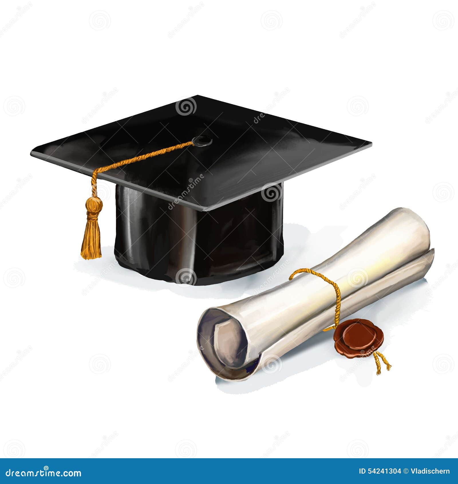 Diploma Vector Icon, Certificate Symbol, Linear Style | CartoonDealer ...