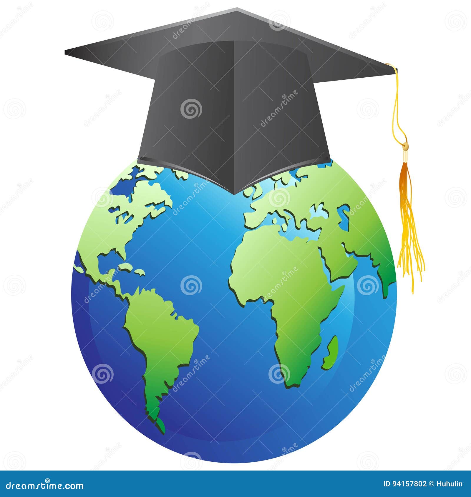 Graduation Earth Mascot Wearing Graduation Cap, Earth Character, Earth ...