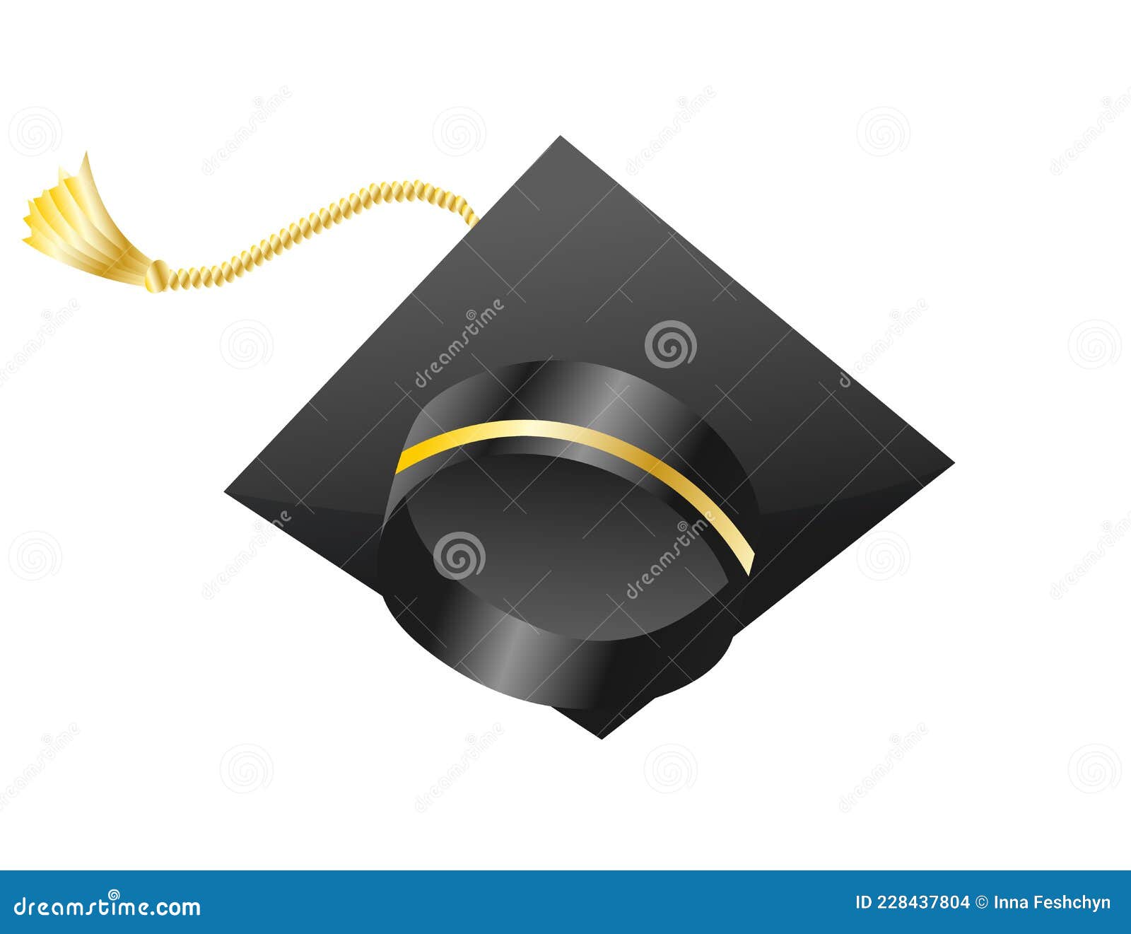 Graduation Cap. Element for Degree Ceremony and Educational Programs ...