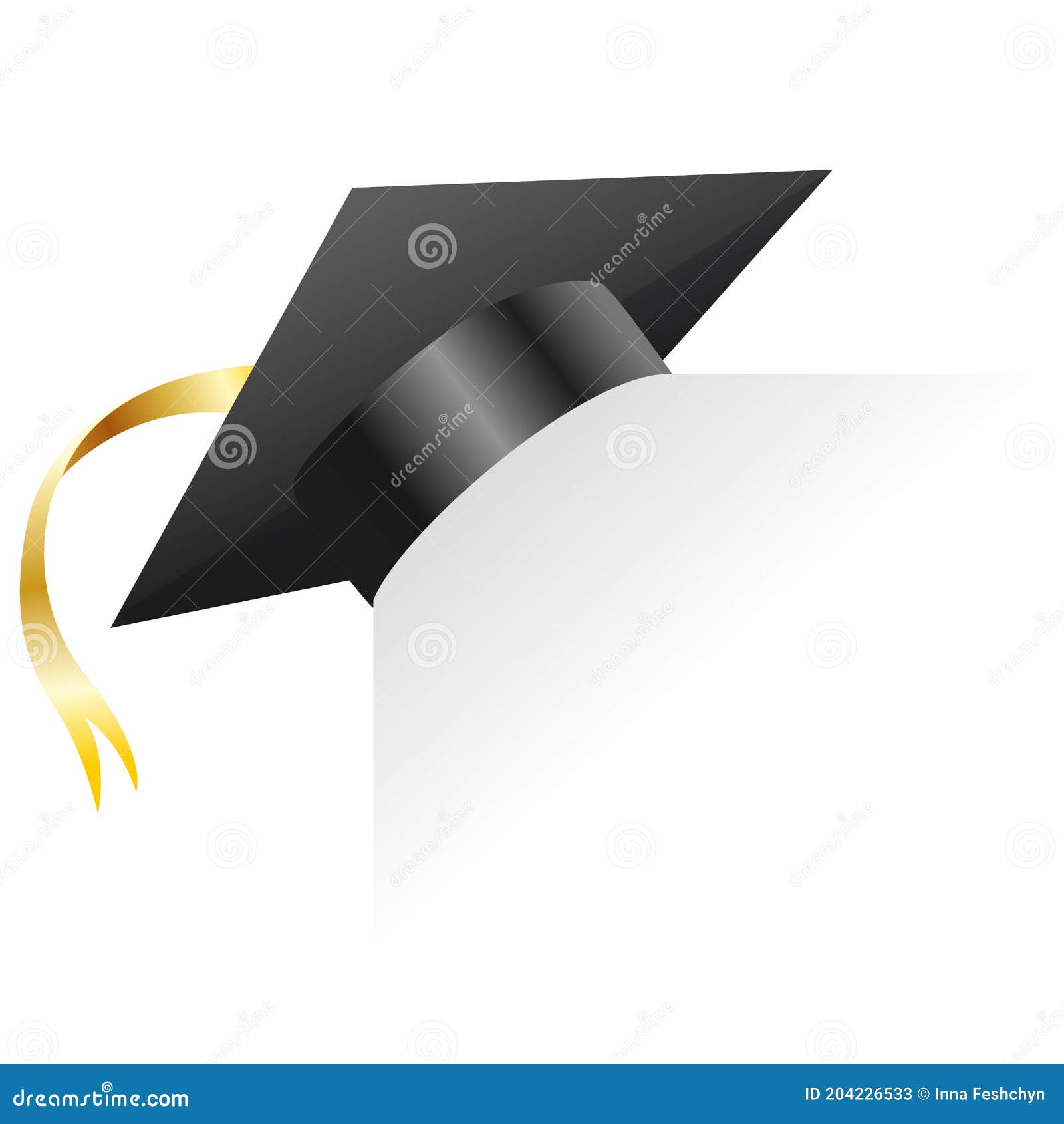 Graduation Cap. Element for Degree Ceremony and Educational Programs ...