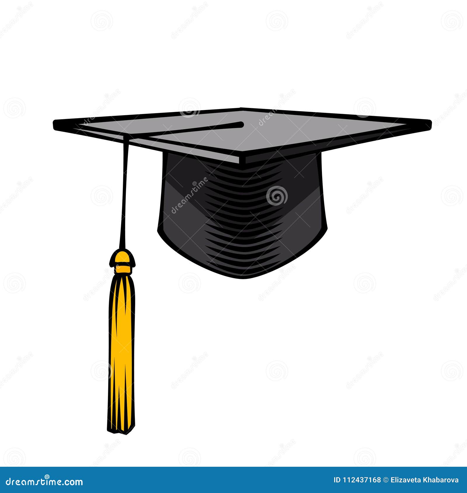 Graduation Cap, Hat. Education Symbol. Design Element. Vector ...