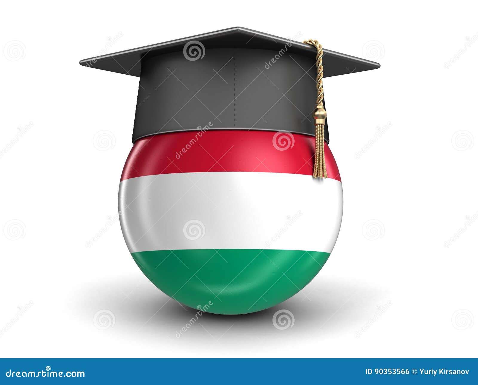 Graduation Cap And Hungarian Flag Royalty-Free Stock Image ...