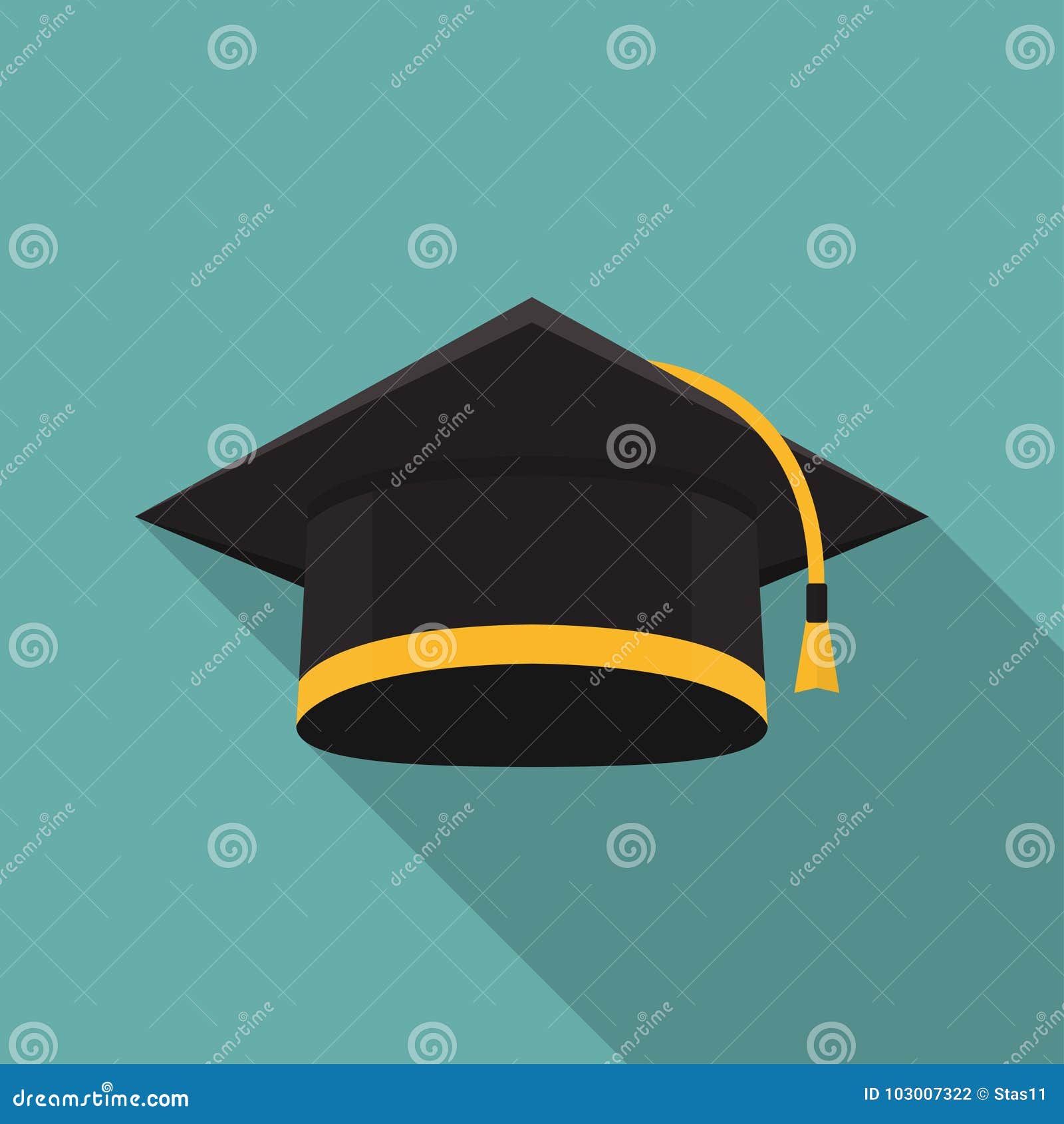 Graduation Cap Icon. Education Icon for Web and Graphic Design Stock ...