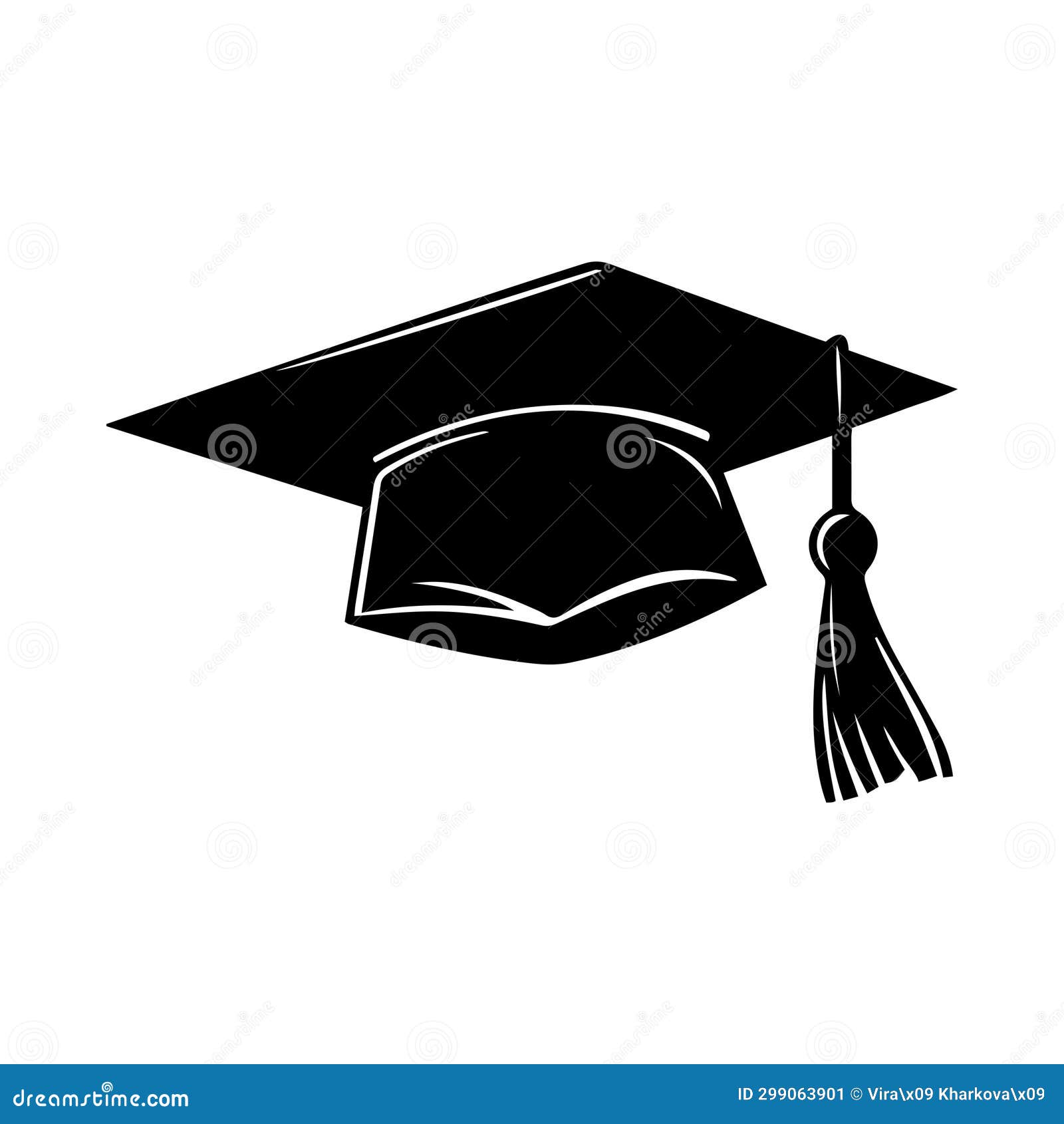 Graduation Cap Icon. Graduation University or College Cap Isolated on ...