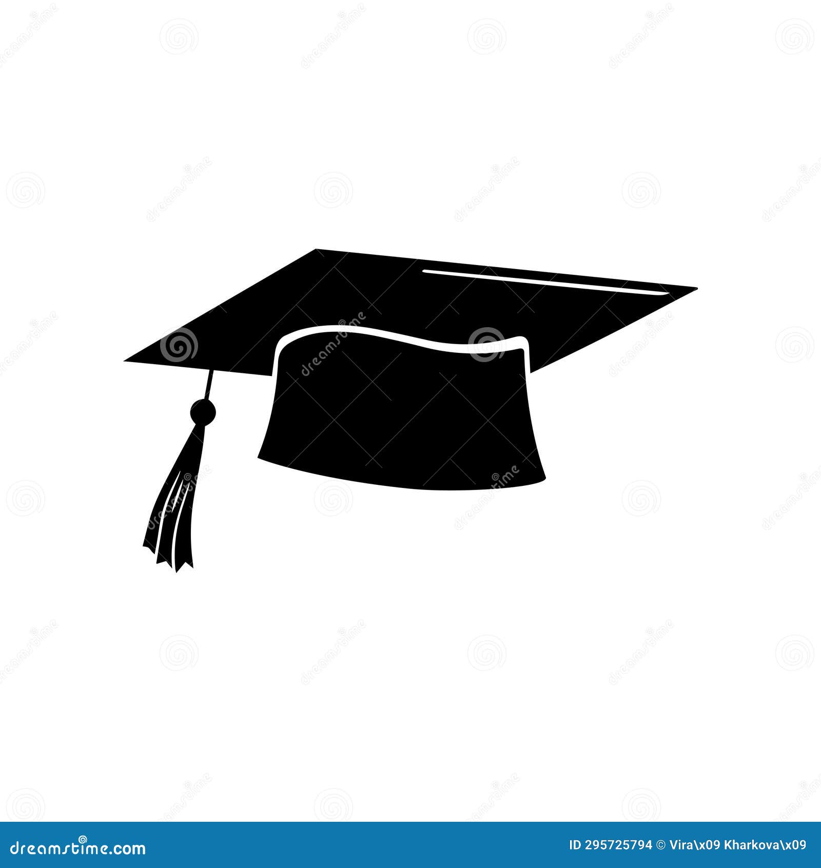 Graduation Cap Icon. Graduation University or College Cap Isolated on ...