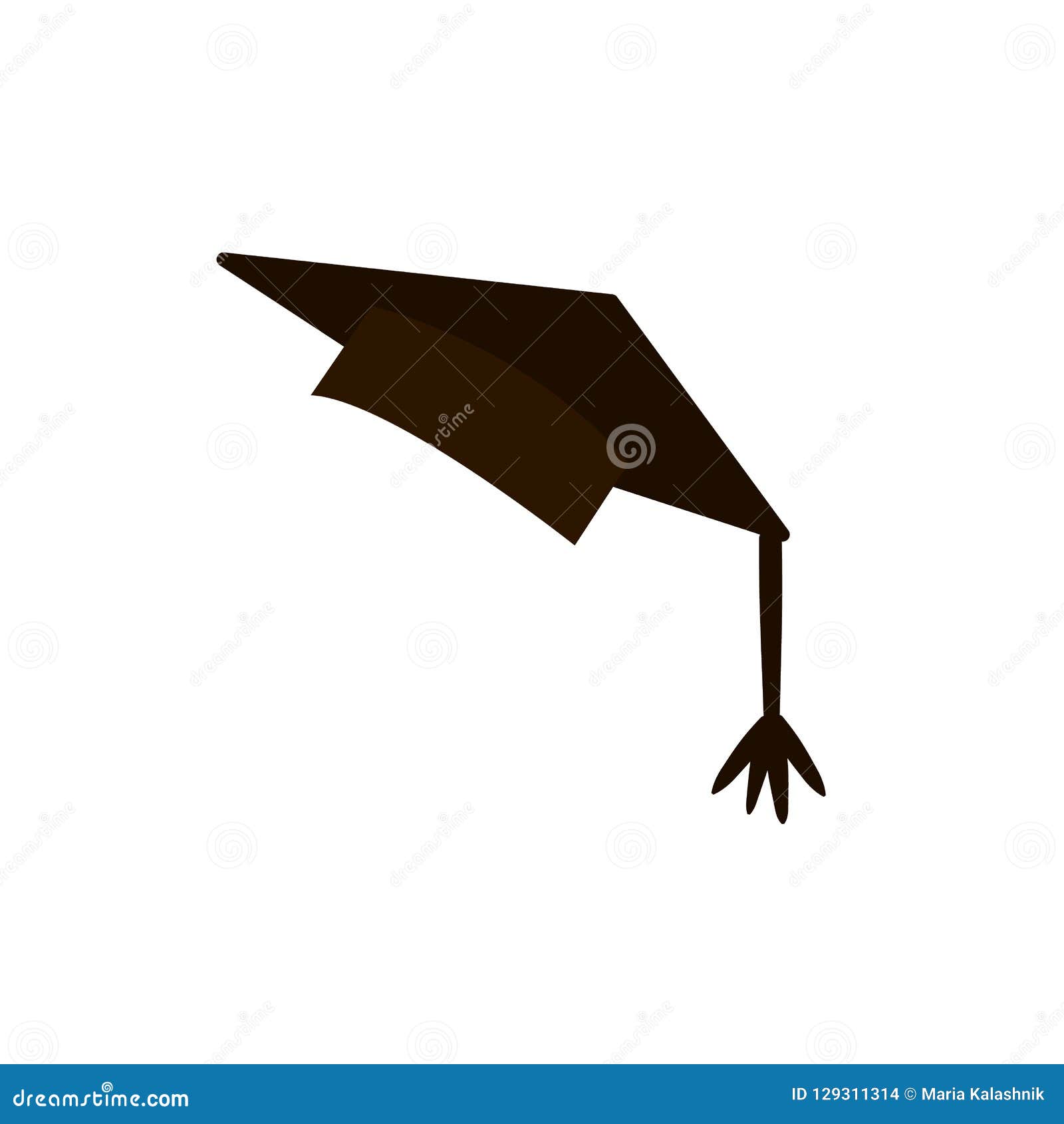 Graduation Cap Isolated. Graduation Hat, Education Caps Illustration ...