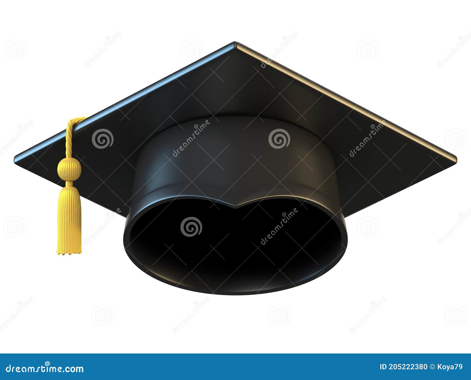 Graduation Cap 3d Rendering Royalty-Free Stock Photography ...