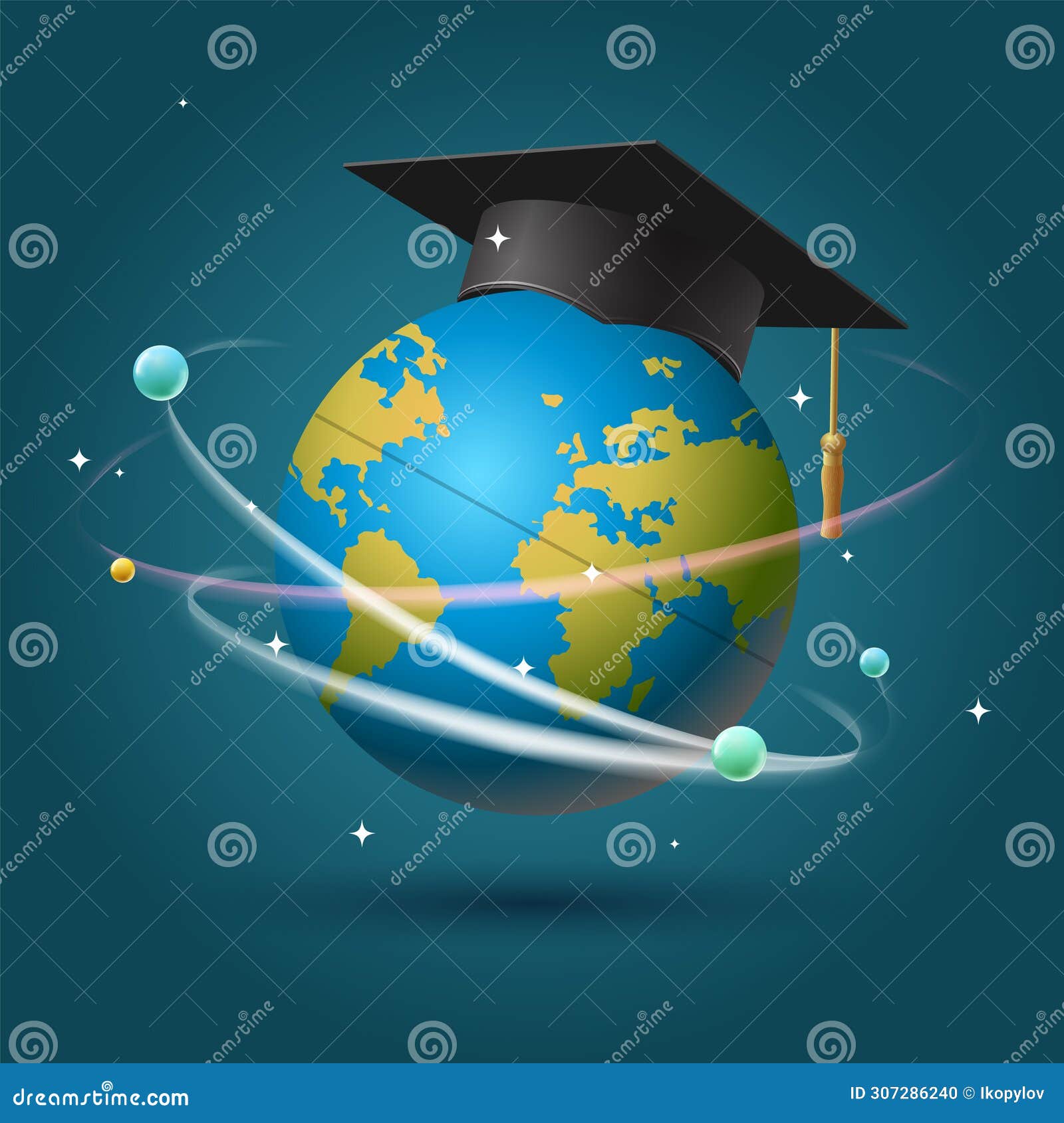 Graduation Earth Mascot Wearing Graduation Cap, Earth Character, Earth ...