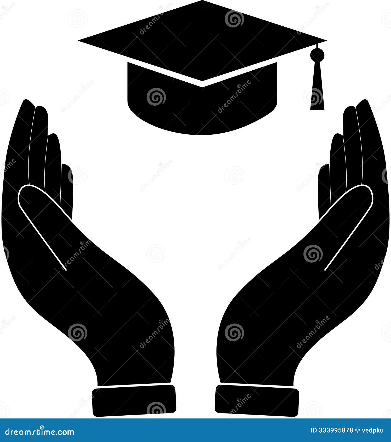 Graduation Cap Received with Both Hand, Student Graduation Cap, Cap ...