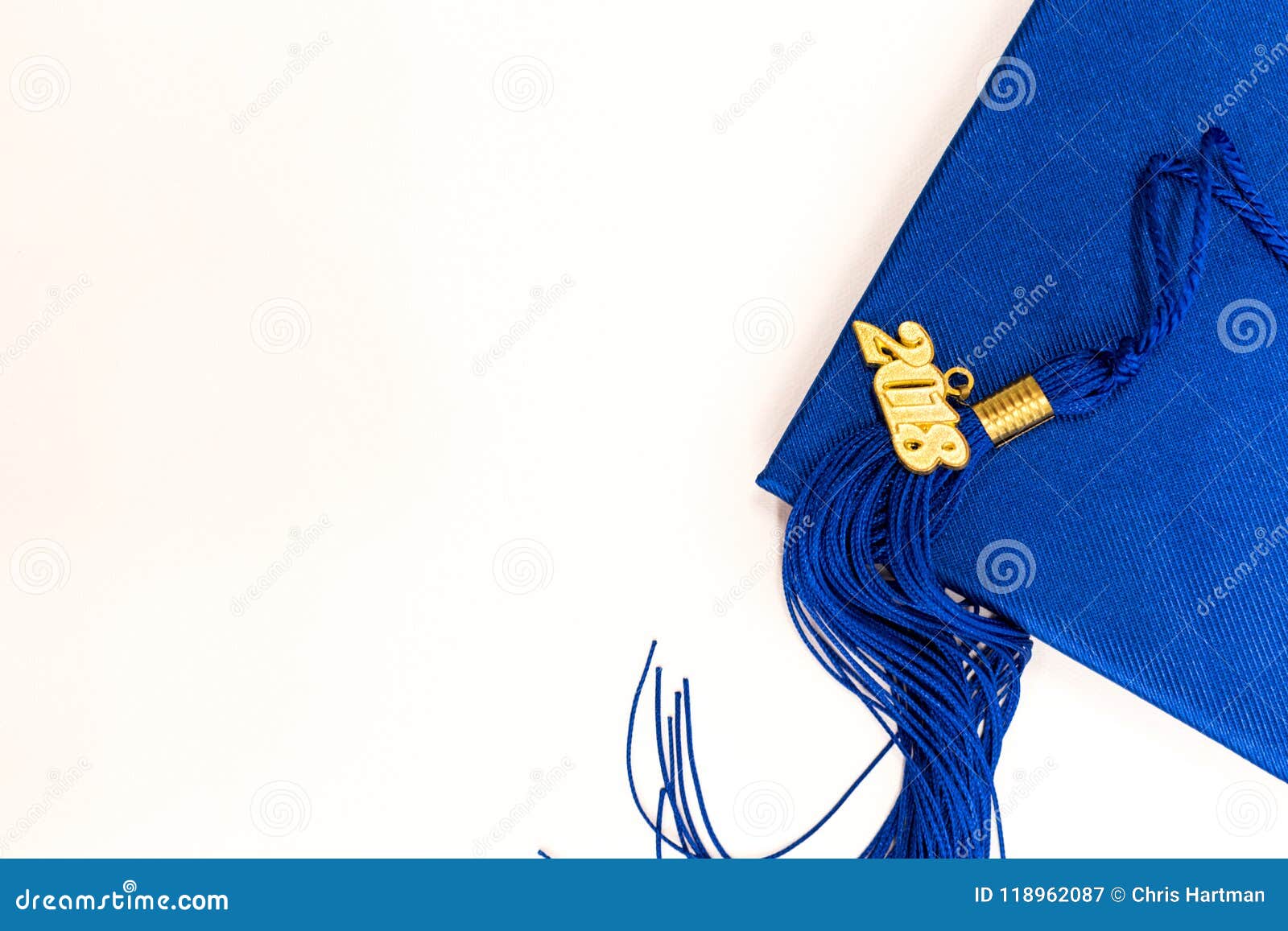 Graduation 2018 Cap and Tassel Stock Image - Image of achievement, high ...