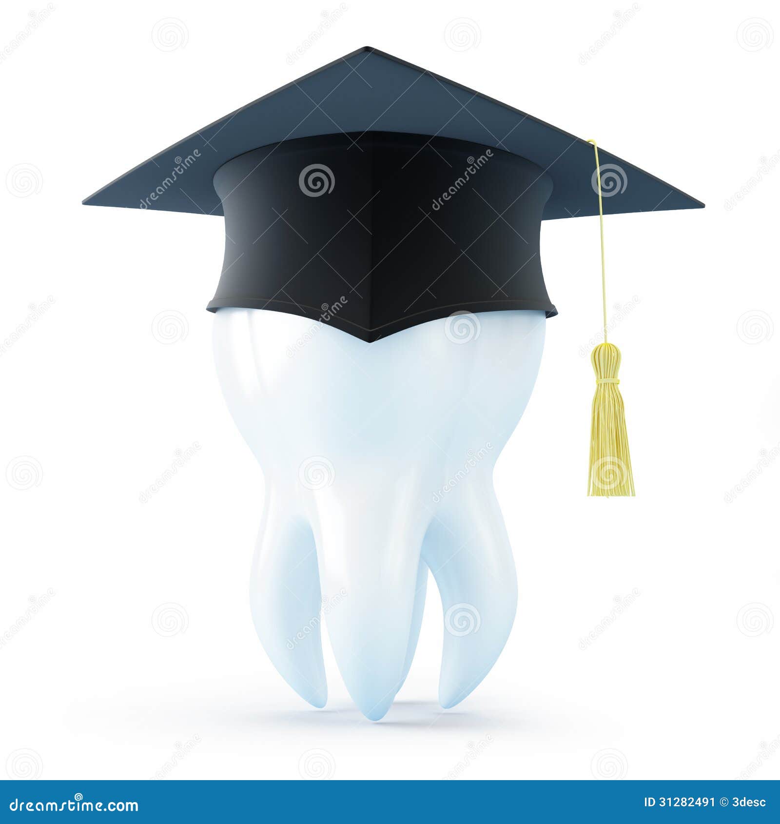 Graduation Cap Tooth Royalty-Free Stock Photo | CartoonDealer.com #17590269