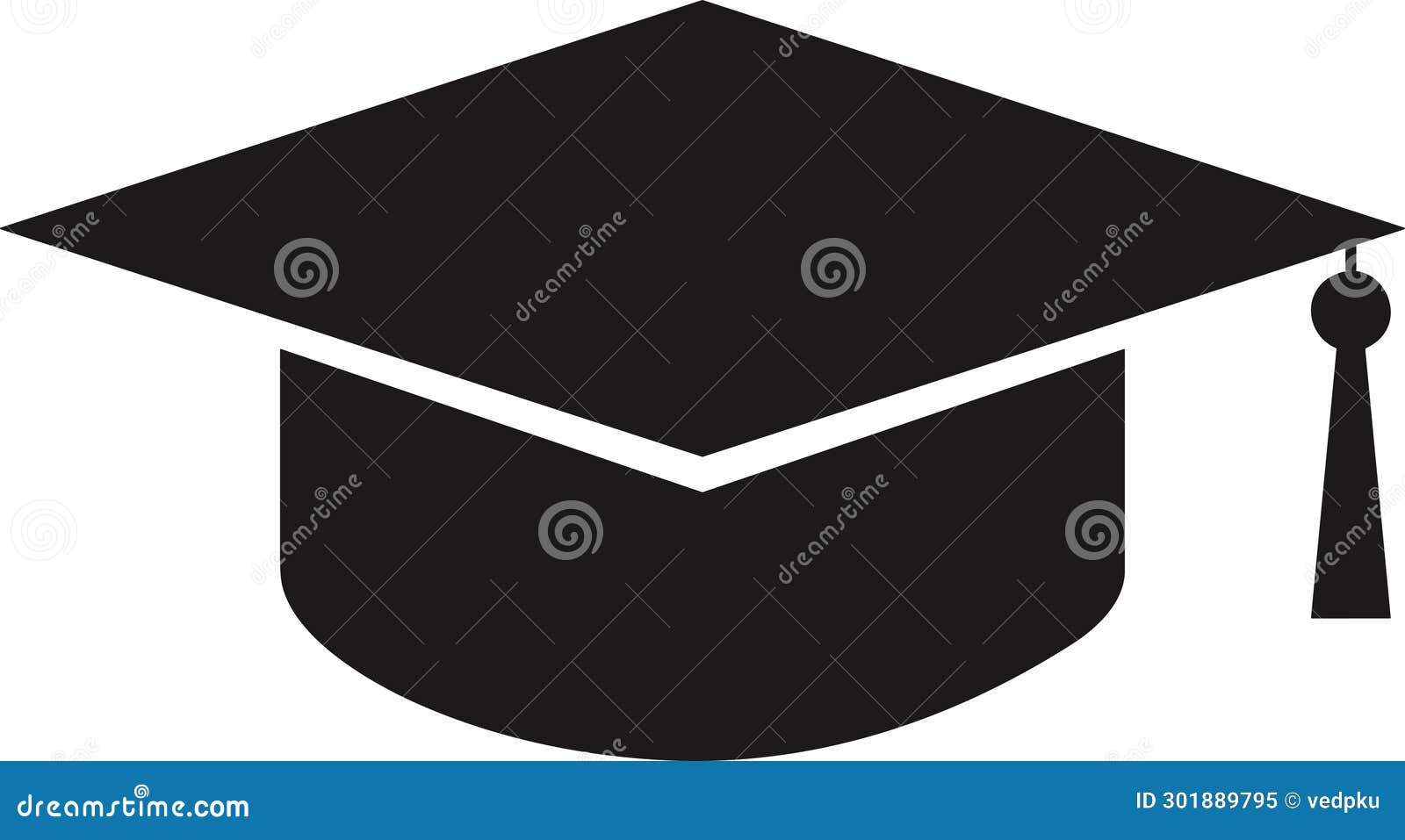 Graduation Cap Vector Education Cup Student Graduation Cap Stock Vector ...