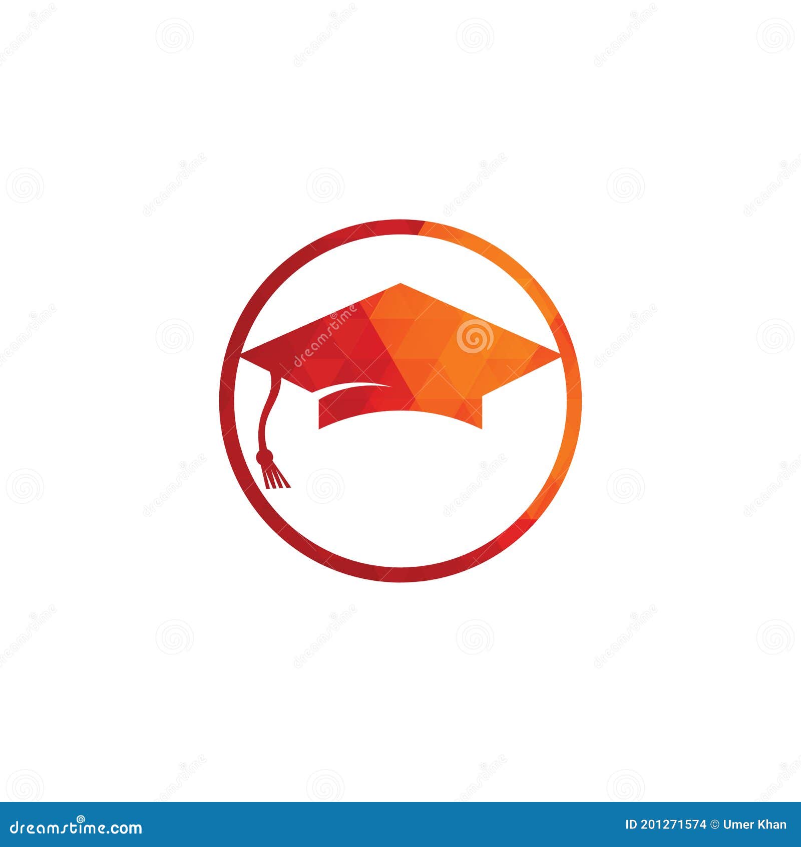 Graduation Cap Vector Logo Sign. Stock Vector - Illustration of ...