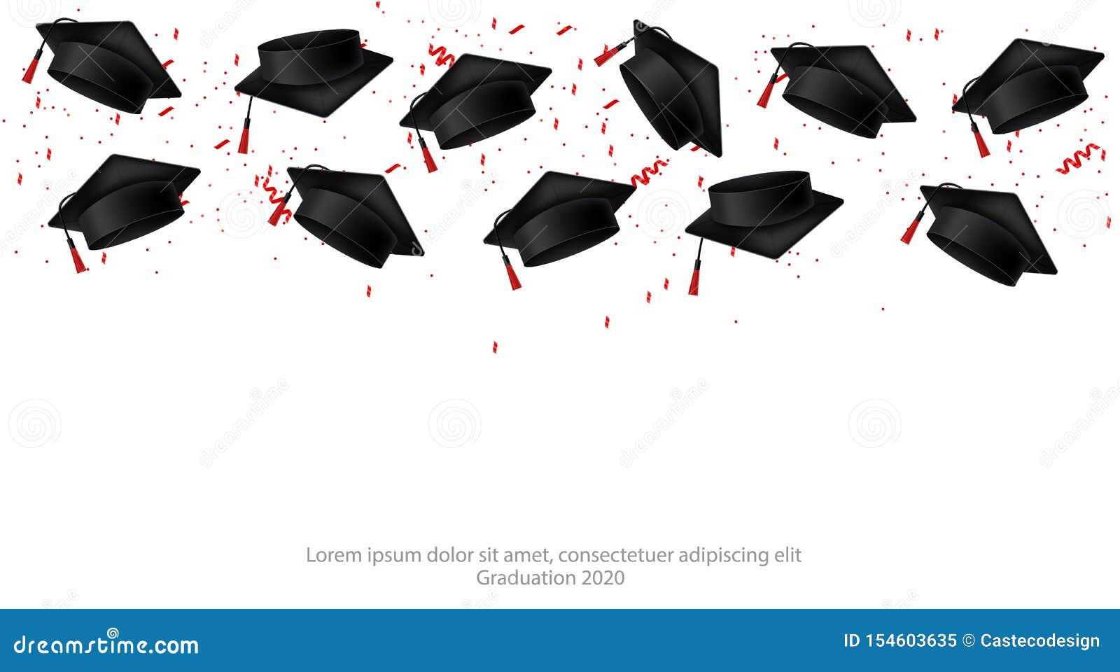 Graduation Background - Gray/White Stars Stock Photo | CartoonDealer ...