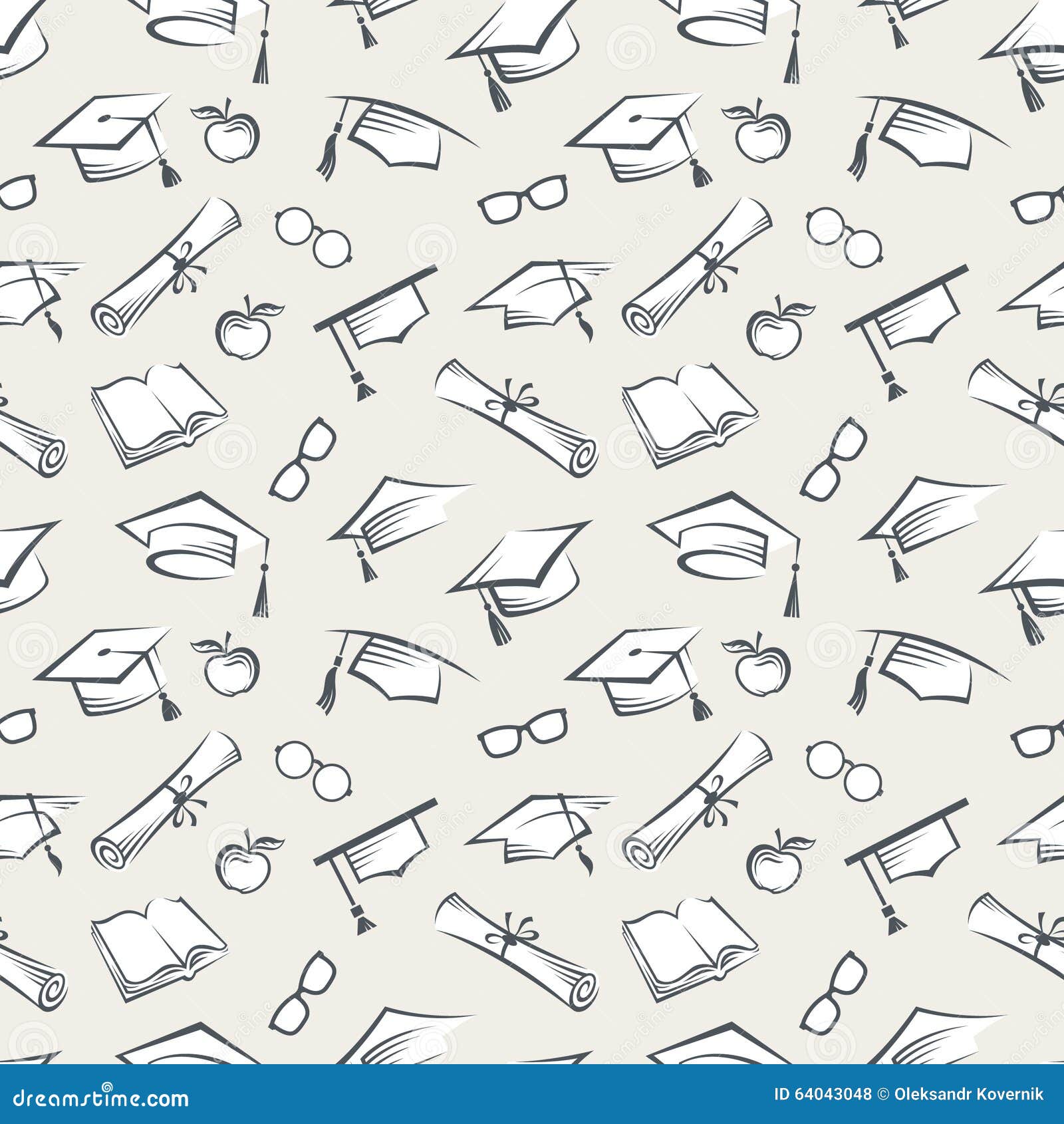 Graduation caps background stock vector. Illustration of graduating ...