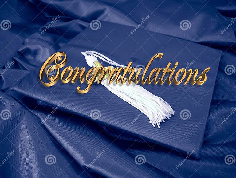 Graduation Card Invitation Background Stock Illustration - Illustration ...