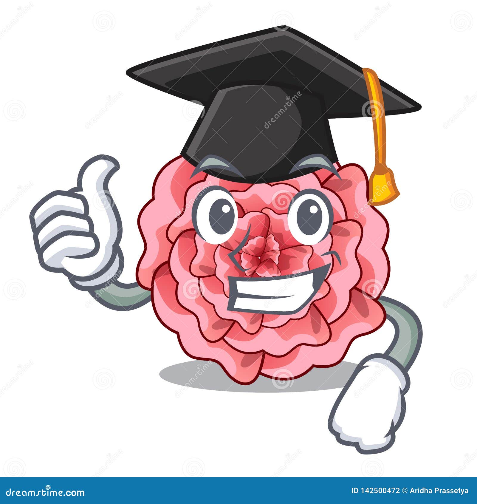 Graduation Cap Hat Stem Success Student Logo Illustration Cartoon ...