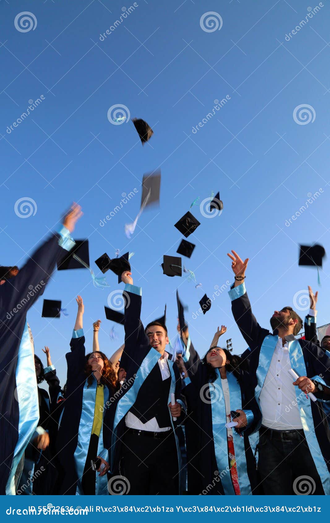 Graduation Celebration editorial photo. Image of black - 55522636