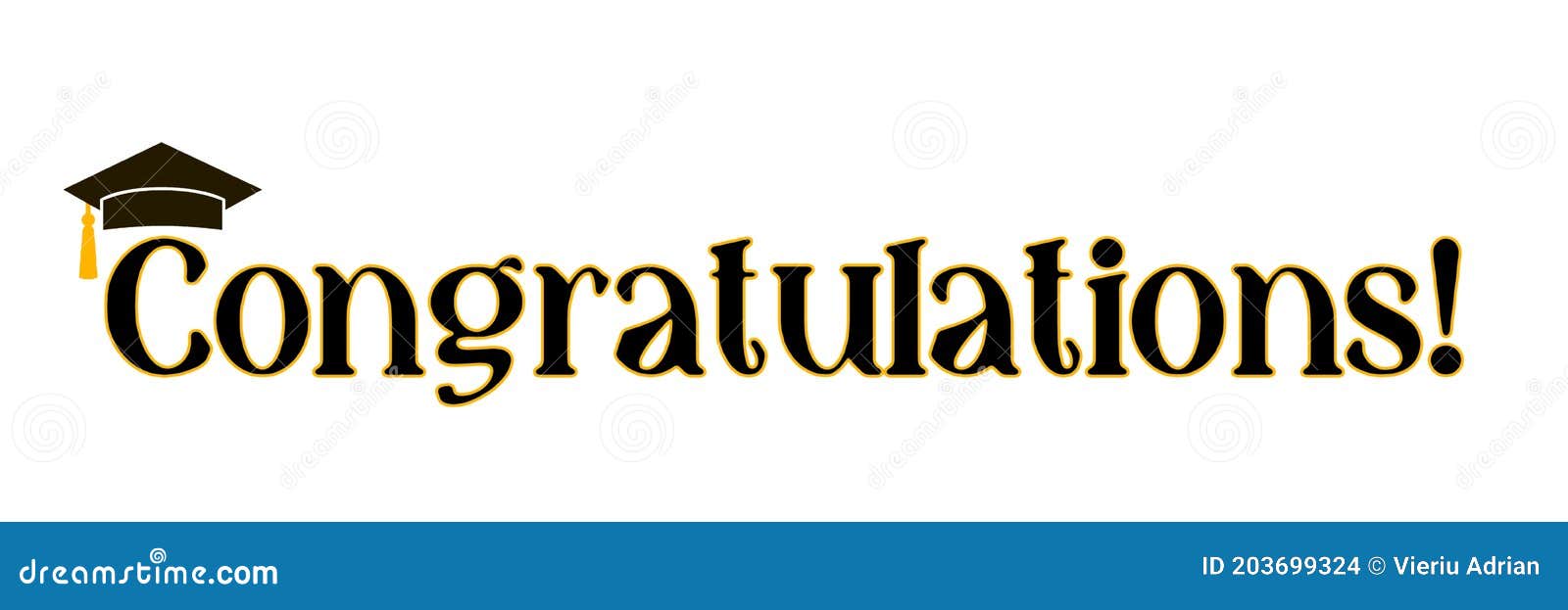 Congratulations Text , Graduation Celebration University Students ...