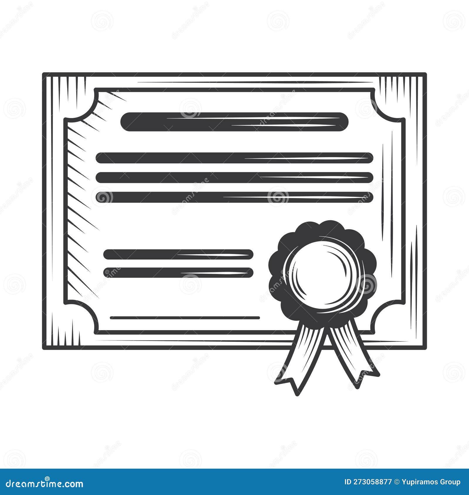 Graduation Certificate Icon Stock Vector - Illustration of icon ...