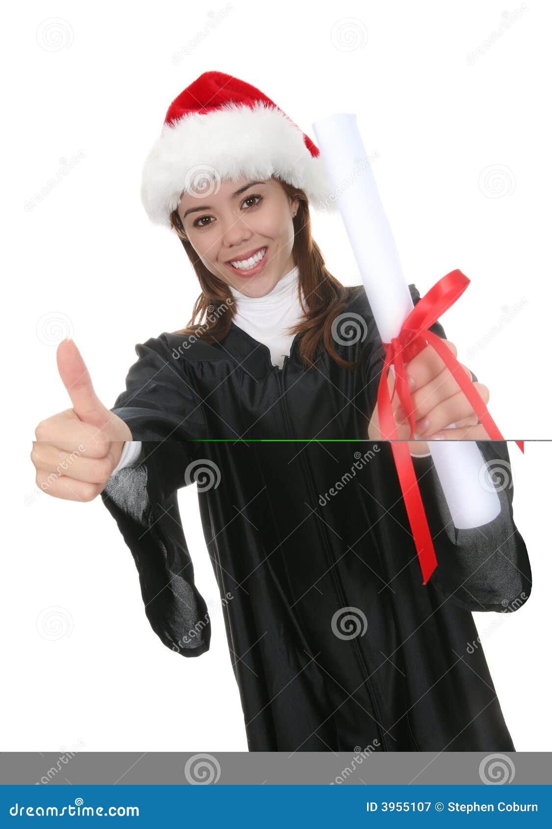 Graduation at Christmas stock image. Image of claus, people - 3955107