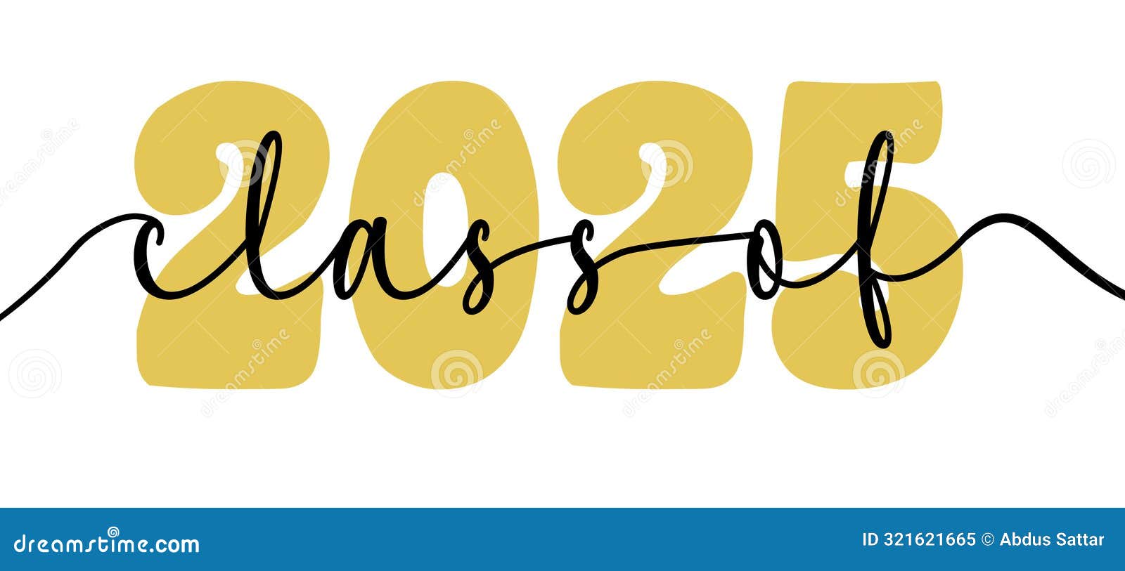 Graduation Class of 2025 Greeting Card Vector Design Congratulations ...