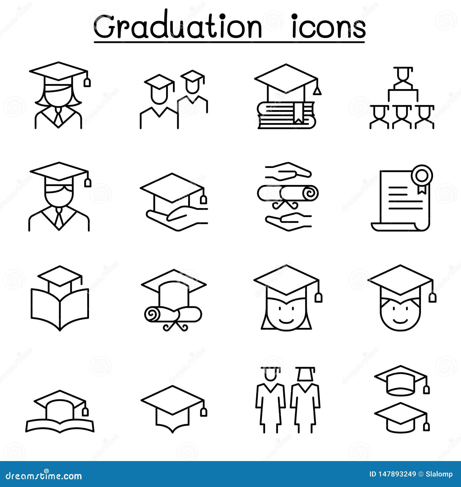 Graduation Commencement Stock Illustrations – 1,884 Graduation ...