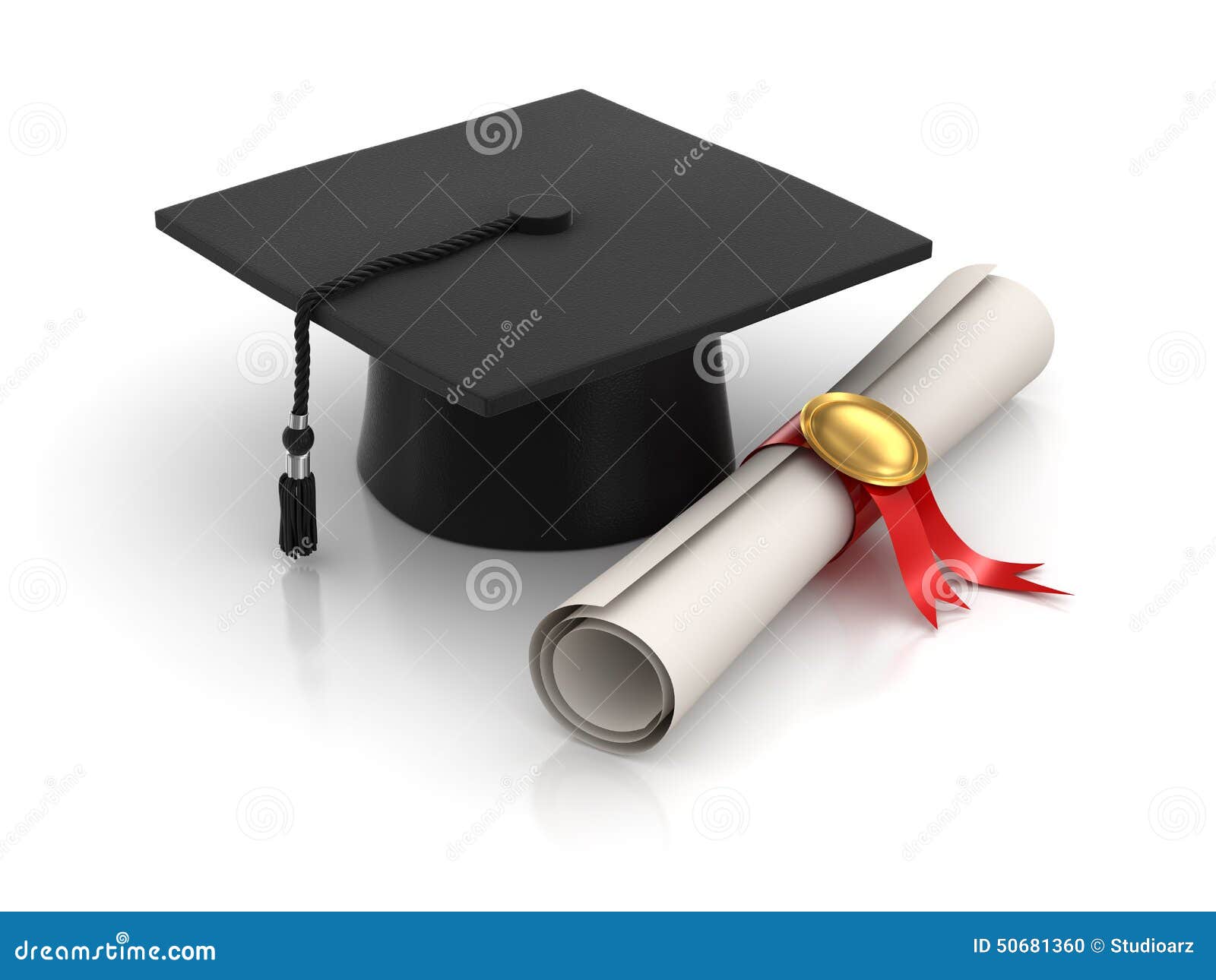 Graduation stock illustration. Illustration of learning - 50681360