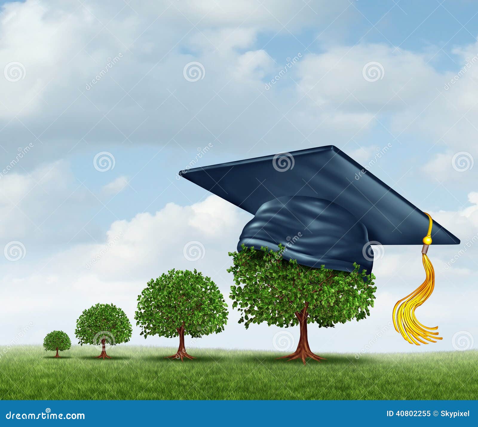 Graduation Concept stock illustration. Illustration of award - 40802255
