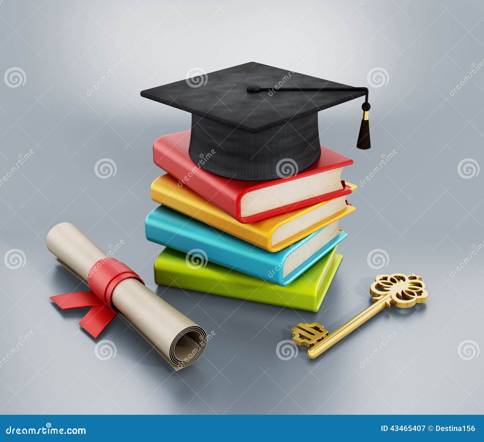 Graduation concept stock illustration. Illustration of front - 43465407