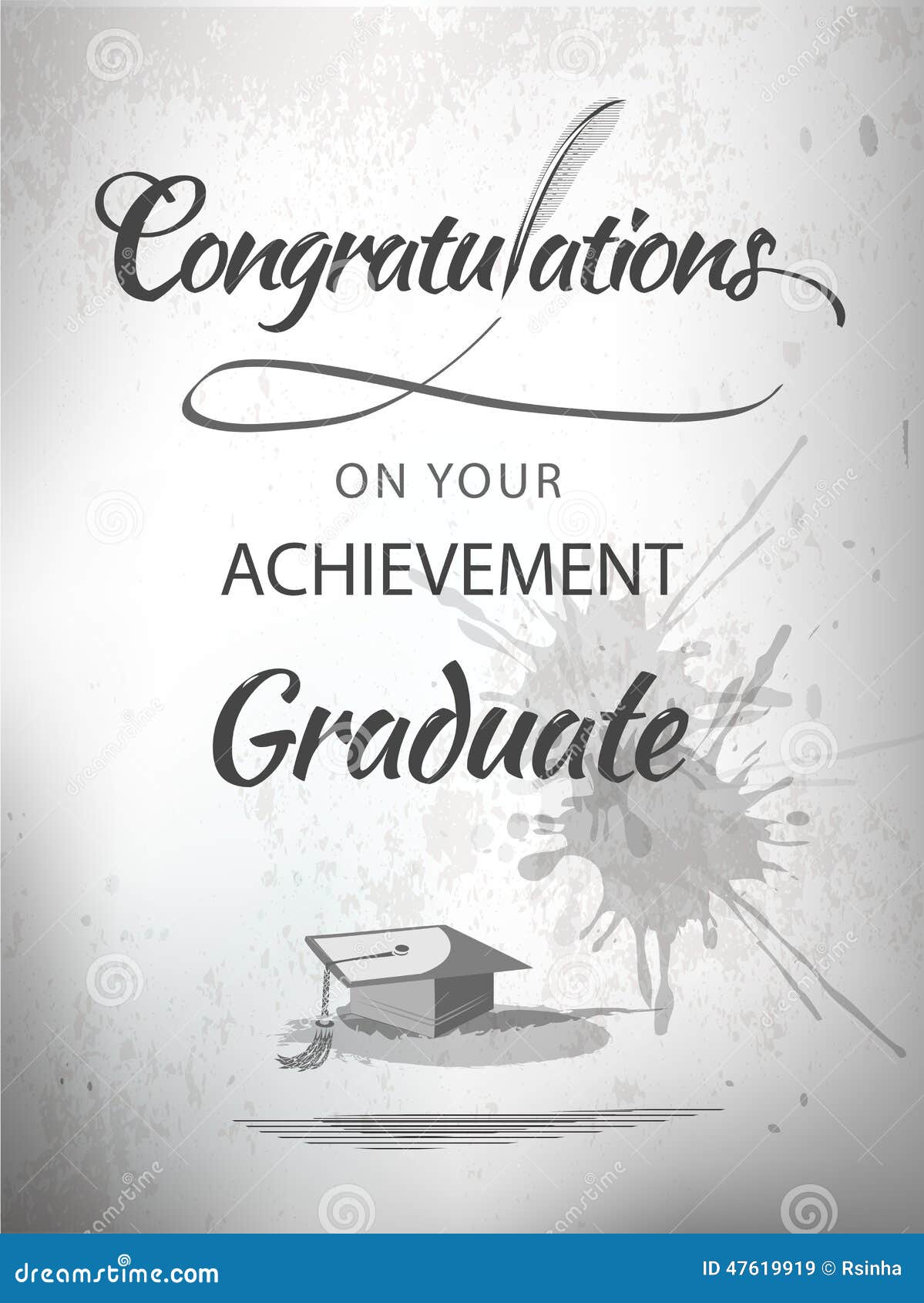 Graduation Congratulations At School, University Or College . Trendy ...