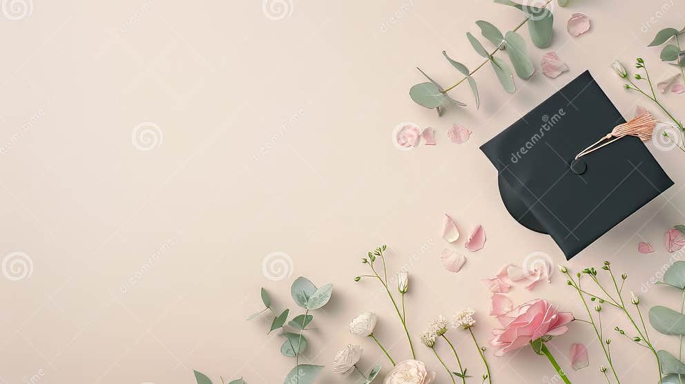 Graduation Copy Space with a Clean and Simple Design Stock Photo ...