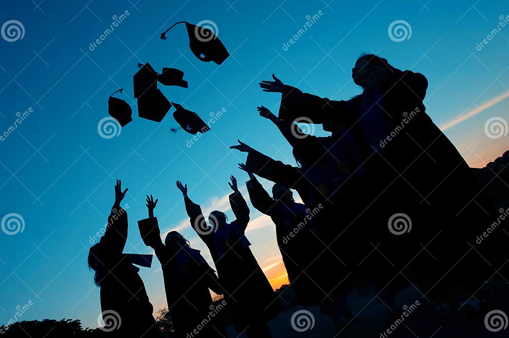 Graduation day stock photo. Image of delighted, graduation - 5016866