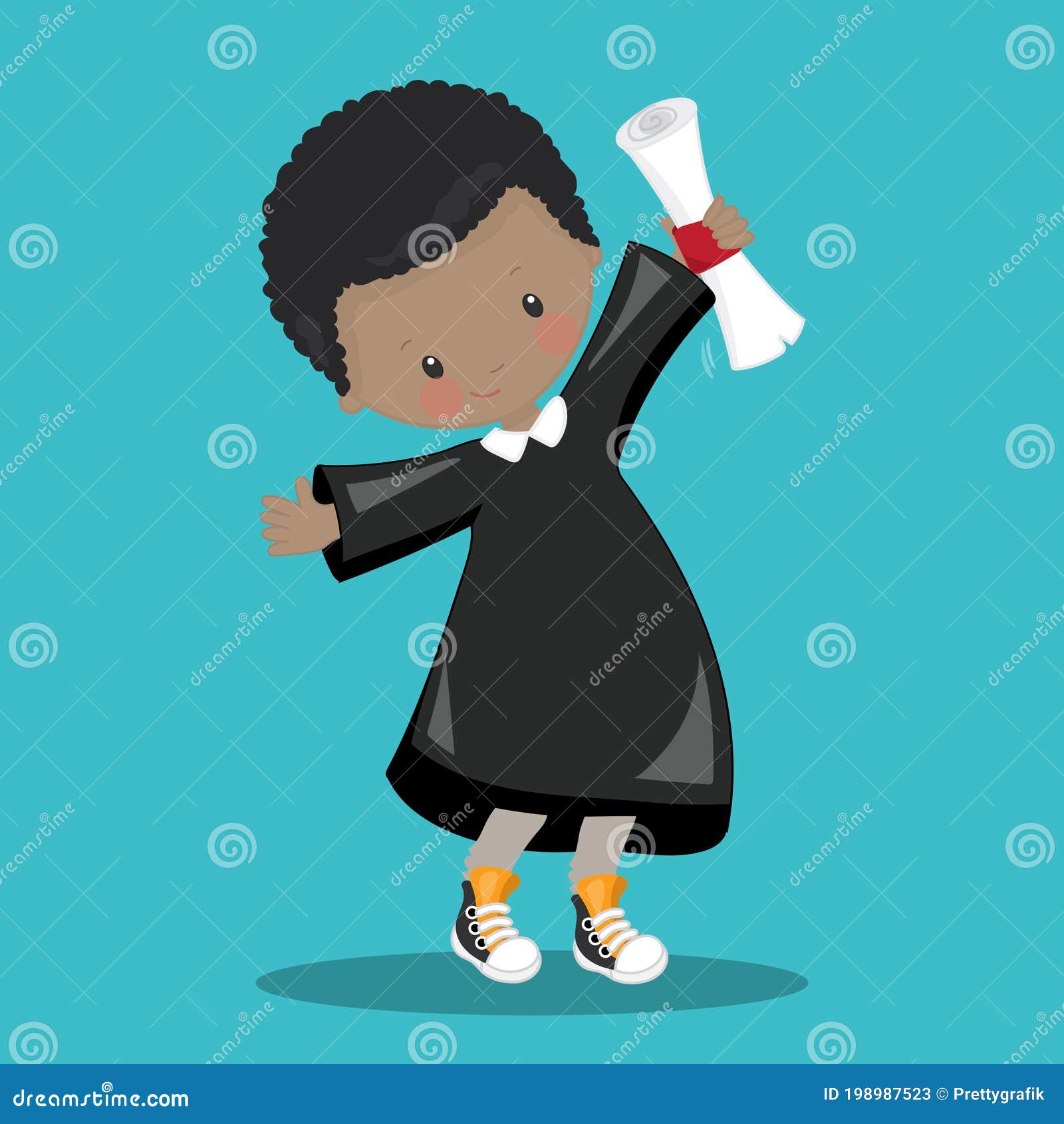 Graduation day boy 05 stock vector. Illustration of graduation - 198987523