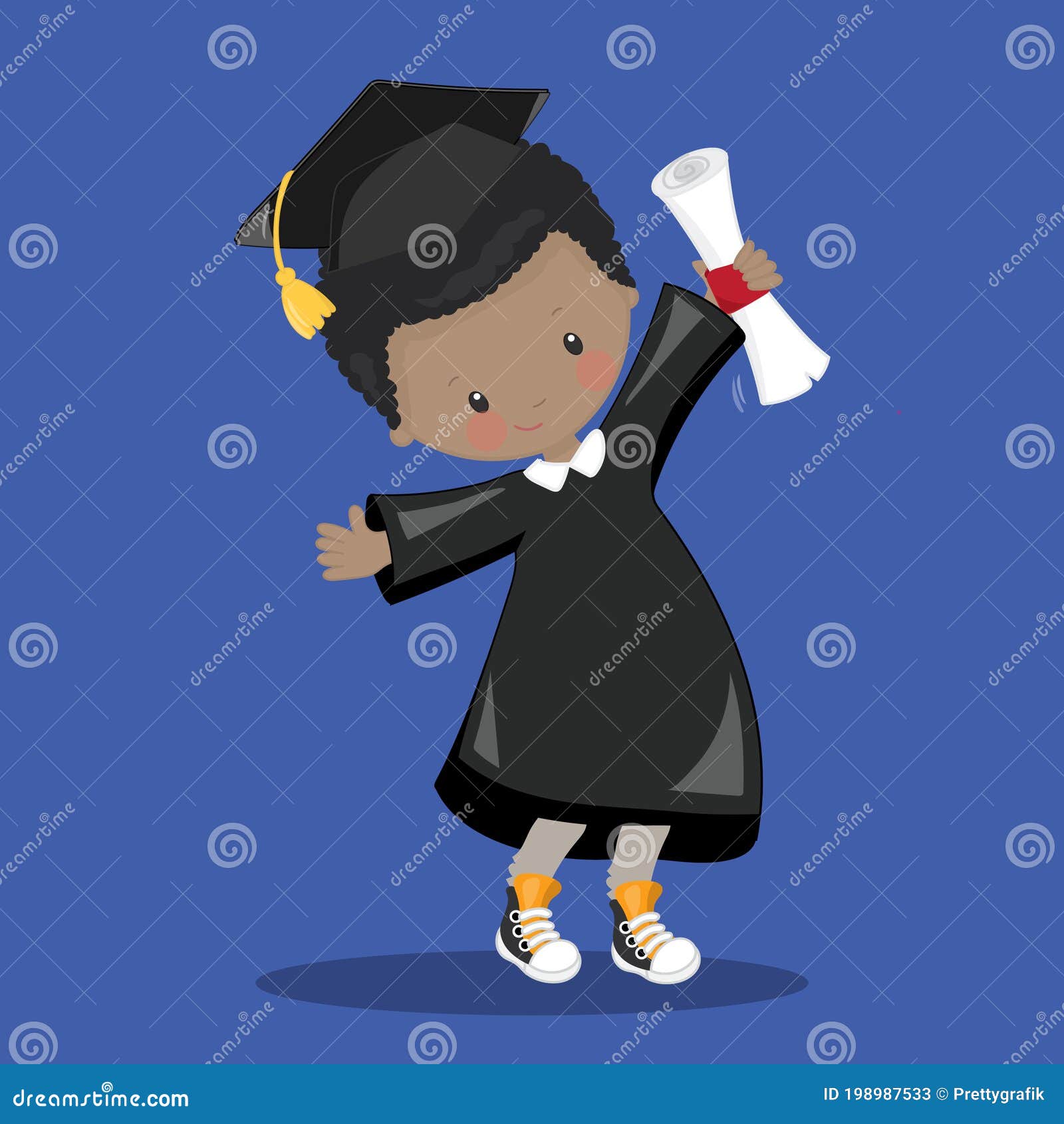 Graduation day boy 13 stock vector. Illustration of graduation - 198987533