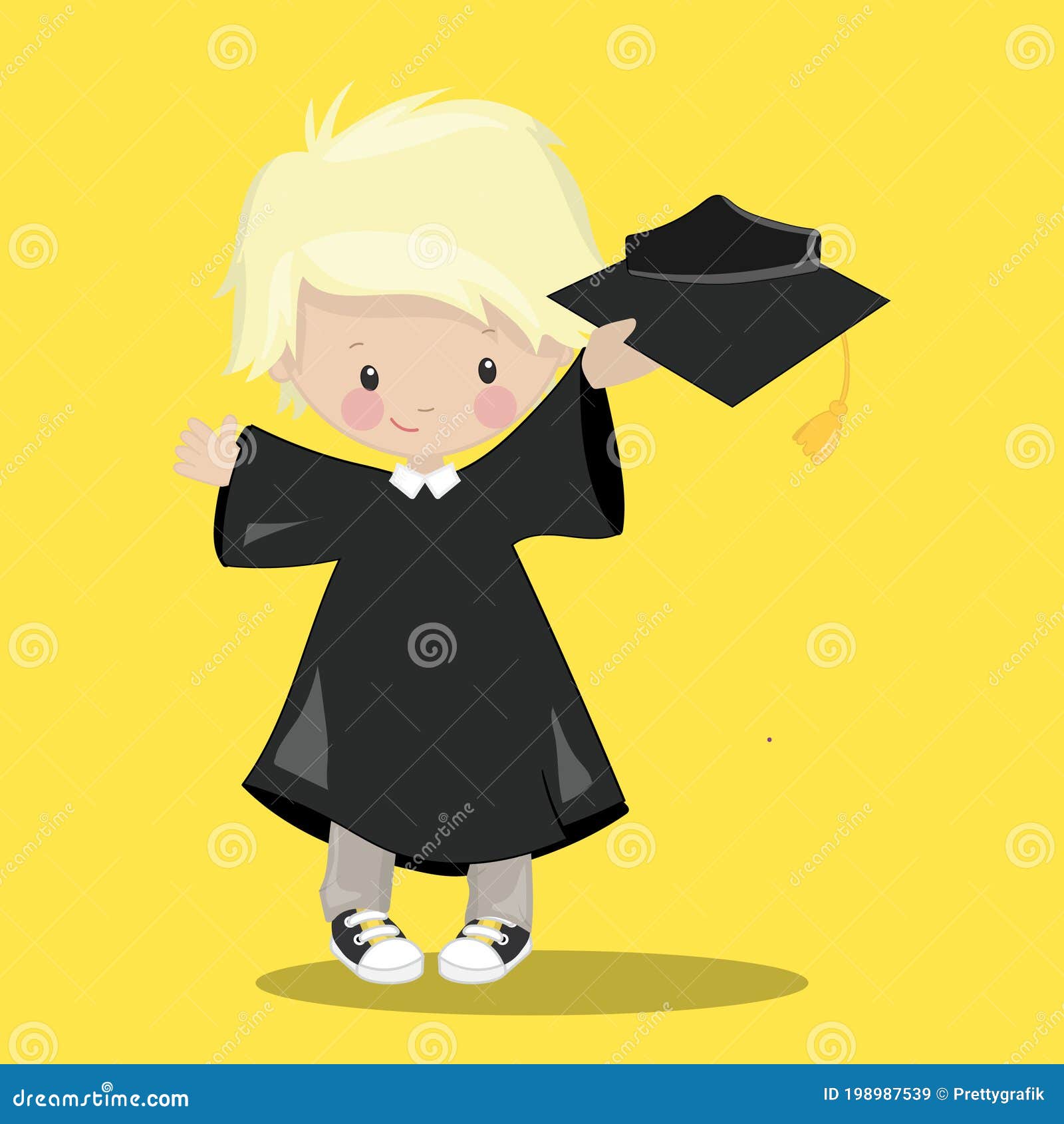 Graduation day boy 19 stock vector. Illustration of cartoon - 198987539