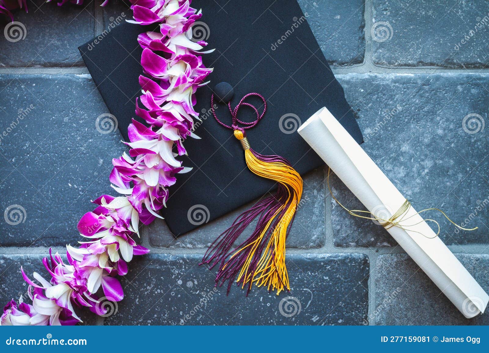 Graduation Day stock image. Image of gold, pattern, diploma - 277159081