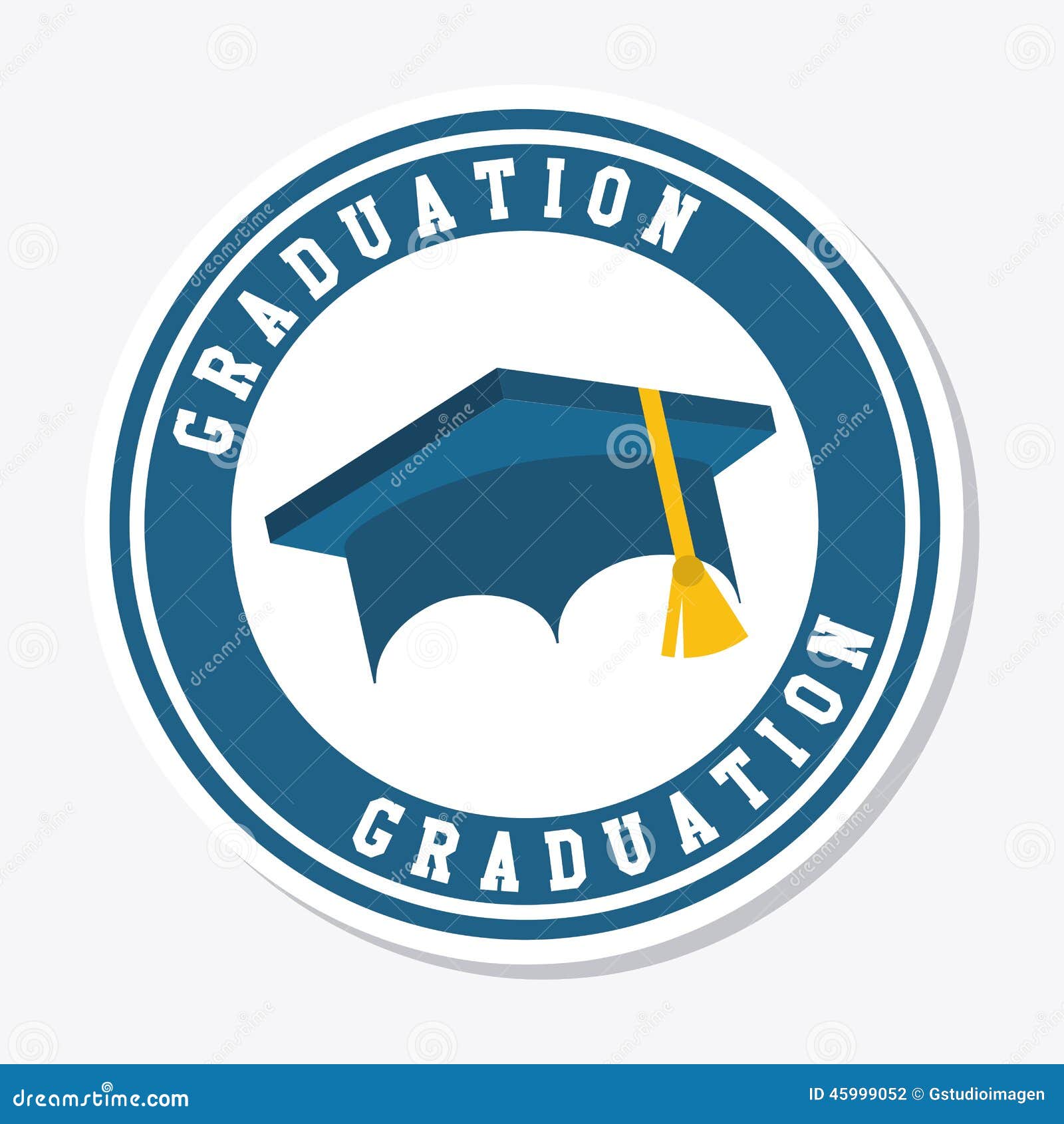 Graduation design stock vector. Illustration of icon - 45999052